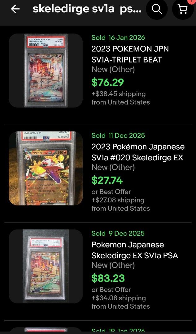 Skeledirge SAR PSA 10, Hobbies & Toys, Toys & Games on Carousell