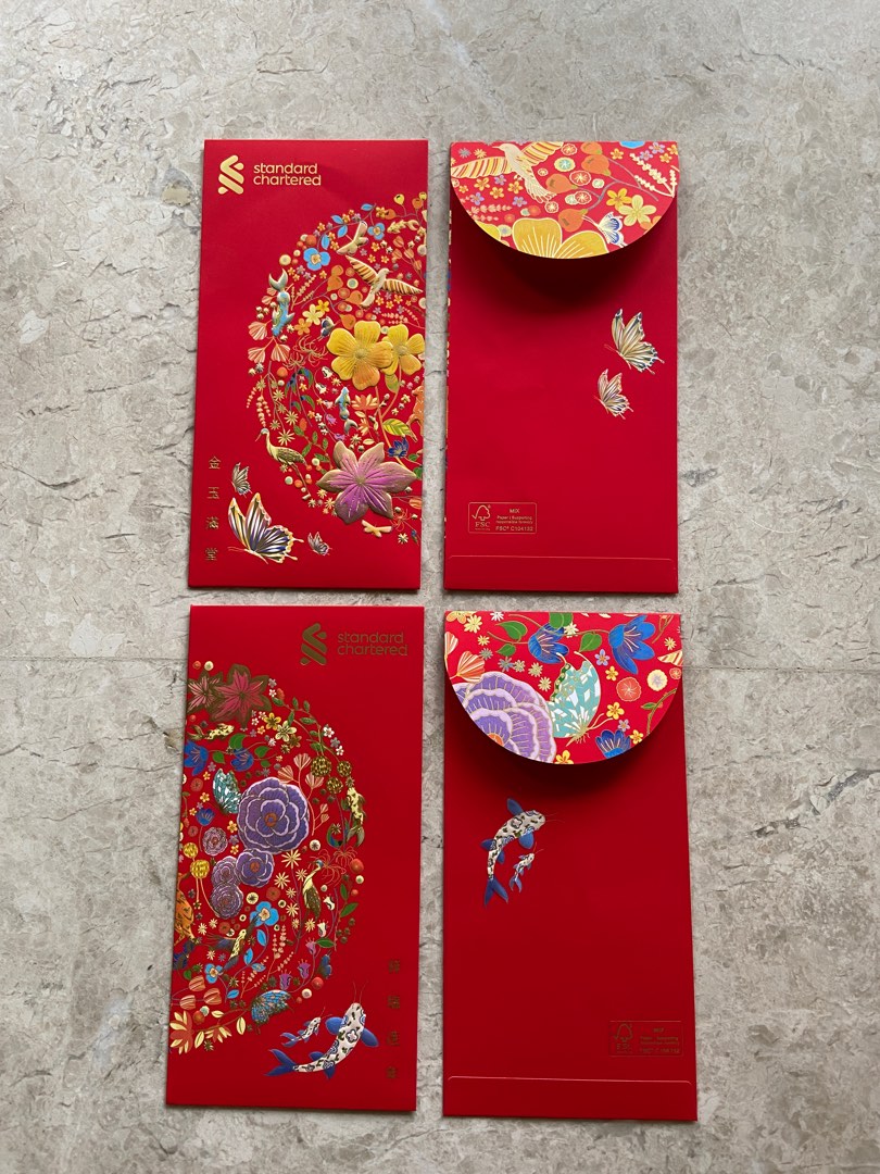 Standard Chartered red packets 2026, Hobbies & Toys, Memorabilia ...