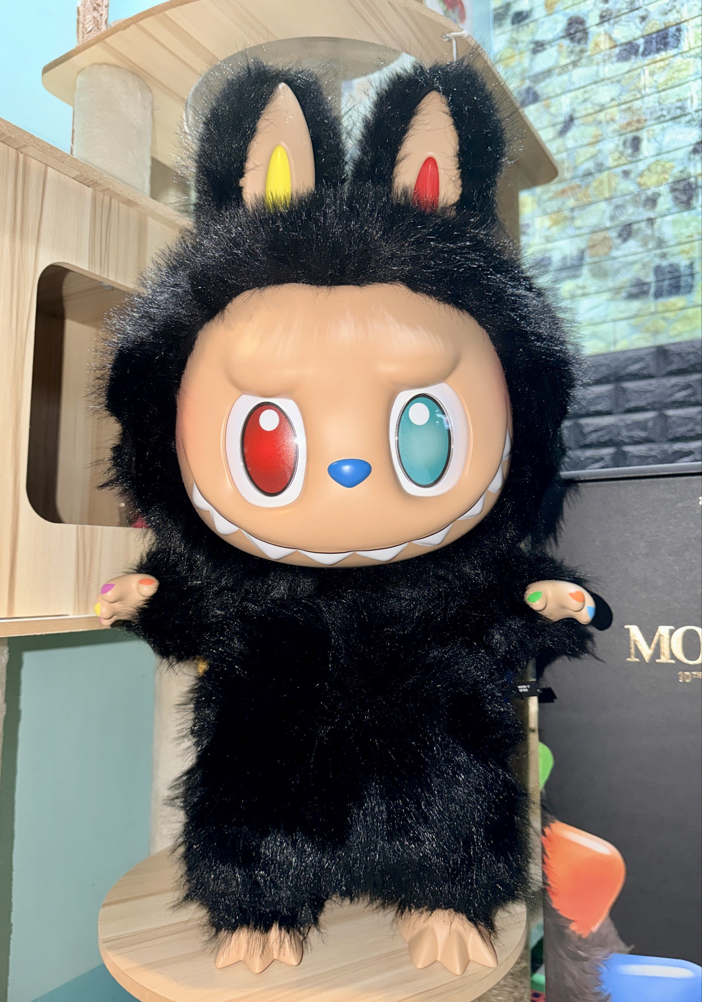 The Monsters 10th Anniversary Vinyl Plush Doll/ Zimomo Series 3/ Black ...