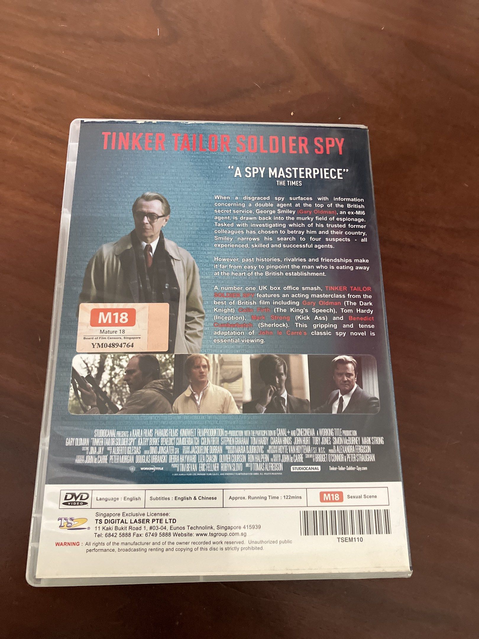 Tinker Tailor Soldier Spy DVD, Hobbies & Toys, Music & Media, CDs ...