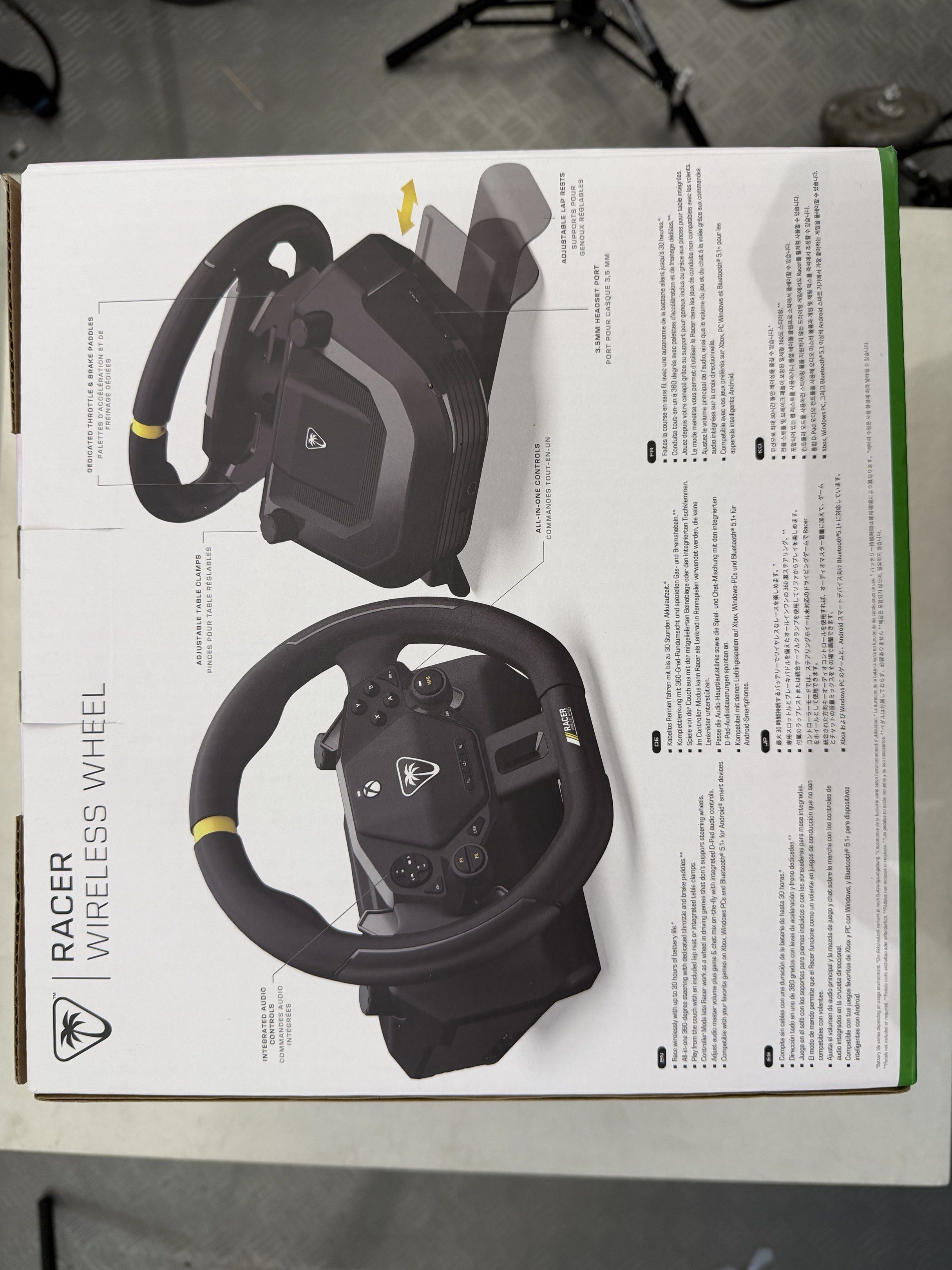 Turtle Beach Racer Wireless Wheel for Xbox and PC, Video Gaming, Gaming ...