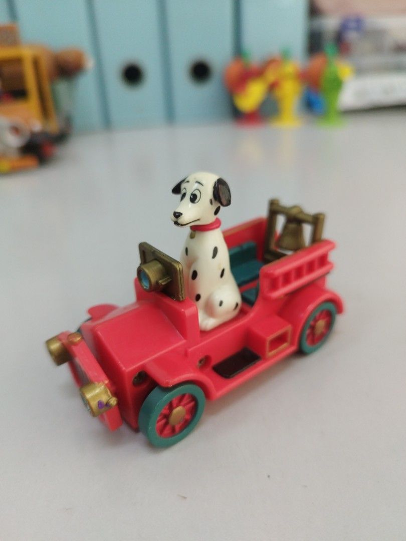 Vintage McDonald's Disney 101 Dalmatian Fire Engine Toy Vehicle ...