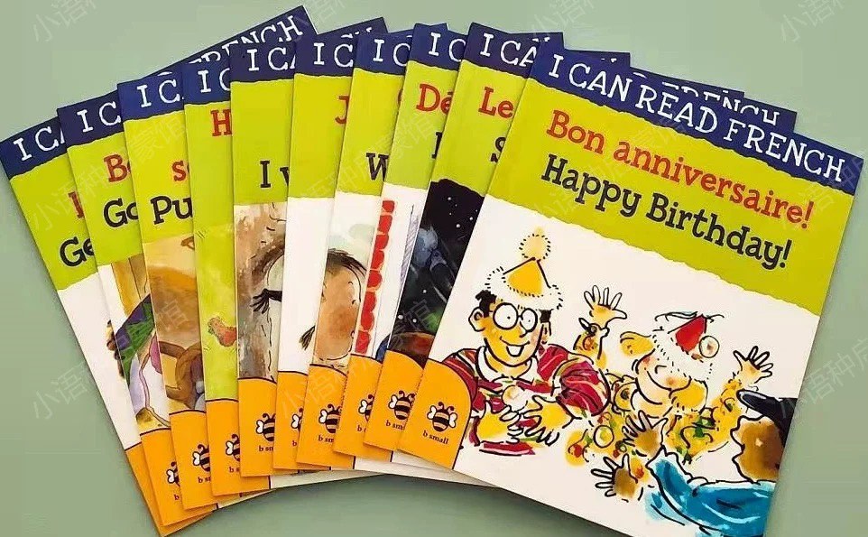 10 books set, I Can read French , French English Bilingual readers ...