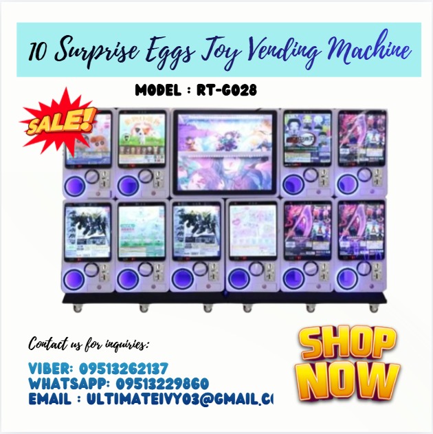 10 Surprise Eggs Toy Vending Machine Model : RT-G028, Everything Else ...
