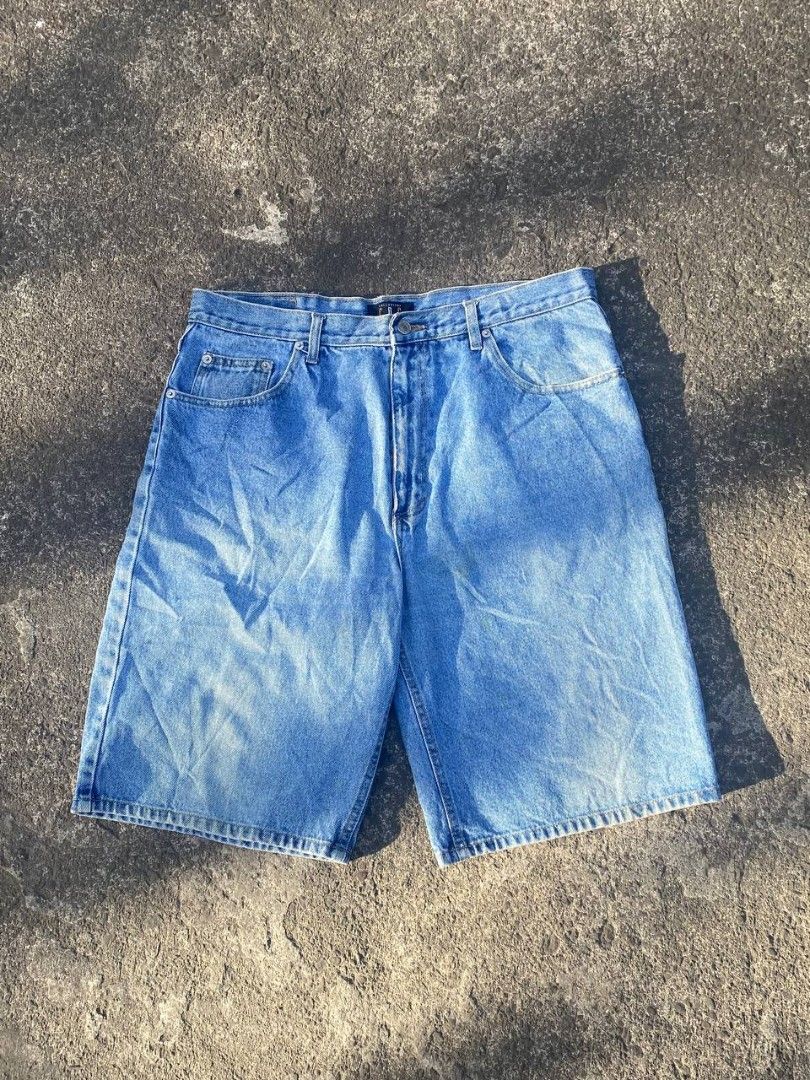 CNC Denim Jorts, Men's Fashion, Activewear on Carousell