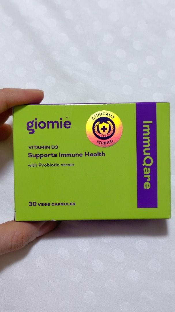 (63% OFF) Giomie ImmuQare Vitamin D3 Probiotic Strain (Immunity Booster ...