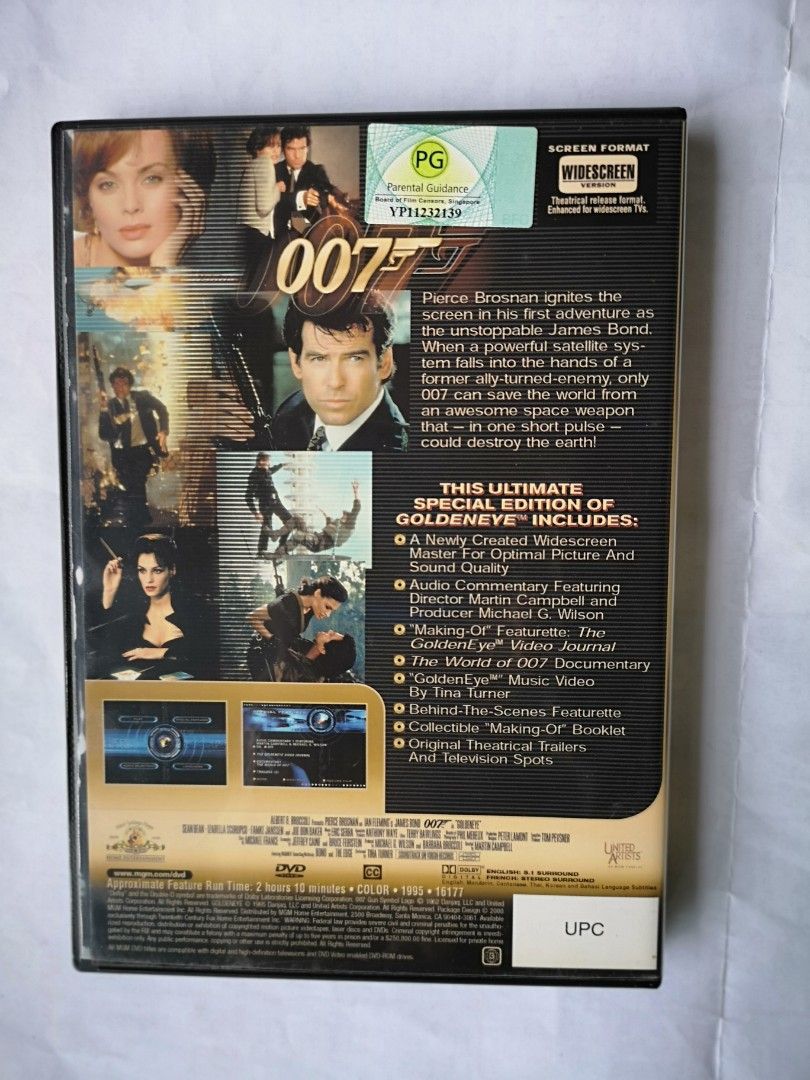 GoldenEye Special Edition DVD, Hobbies & Toys, Music & Media, CDs ...