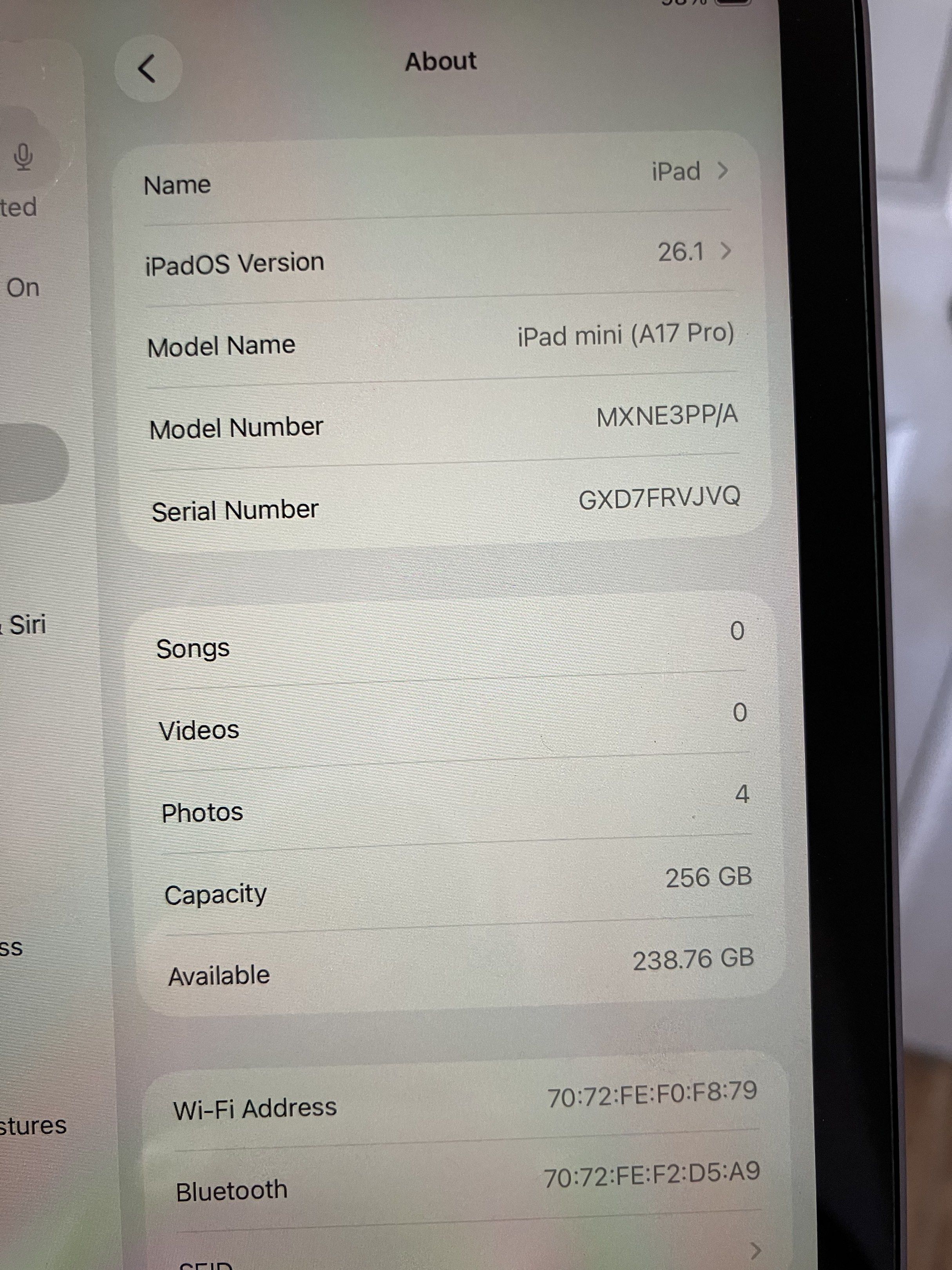 iPad mini 7 a17 Pro 256gb Wifi LAST PRICE, Mobile Phones & Gadgets ...