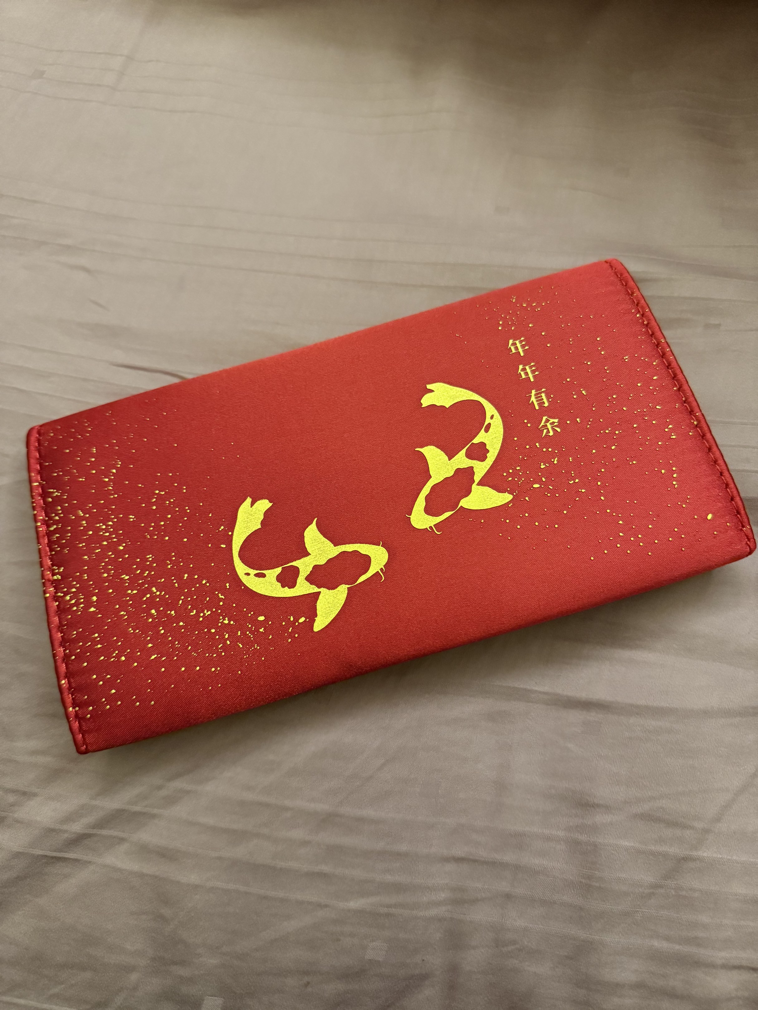 LAC 2026 Red Koi Fish Wallet with Ang Pao Packets, Women's Fashion ...