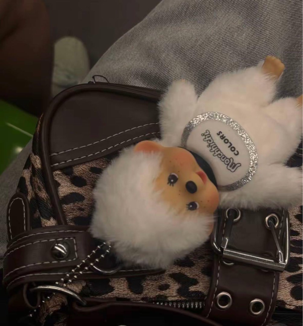Monchhichi Plush Toy - White, Hobbies & Toys, Toys & Games on Carousell