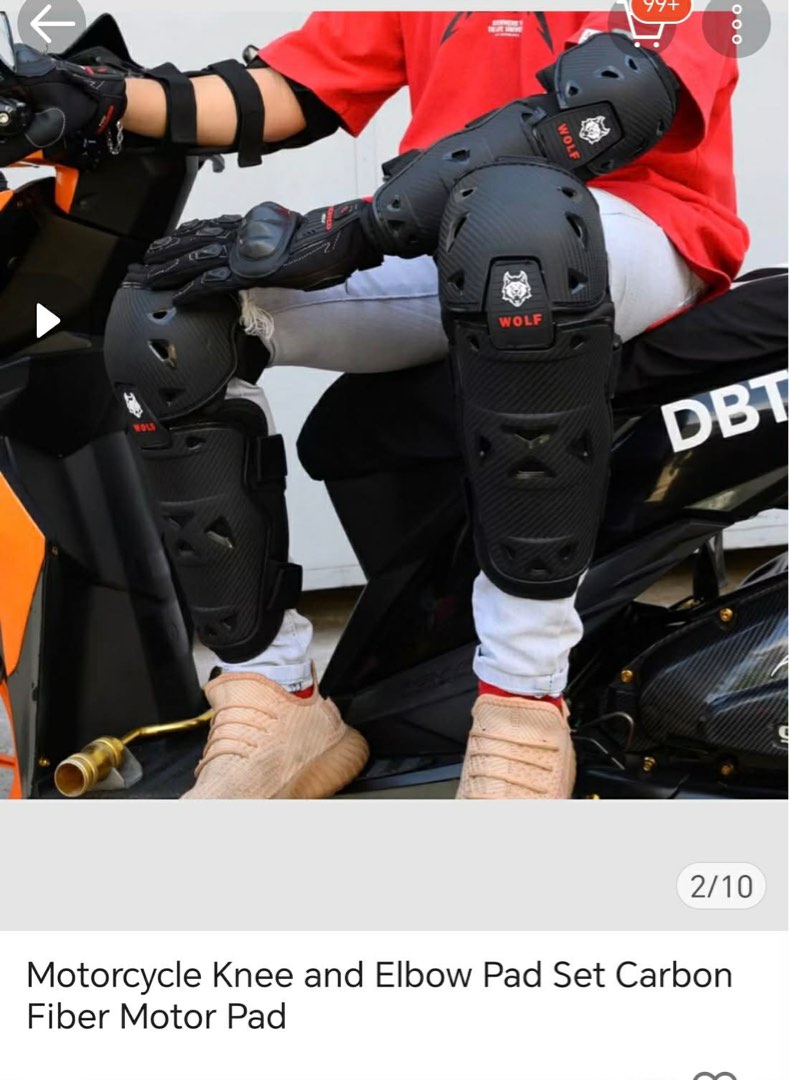 Motowolf Knee and Elbow Pads, Motorbikes, Motorbike Parts & Accessories ...