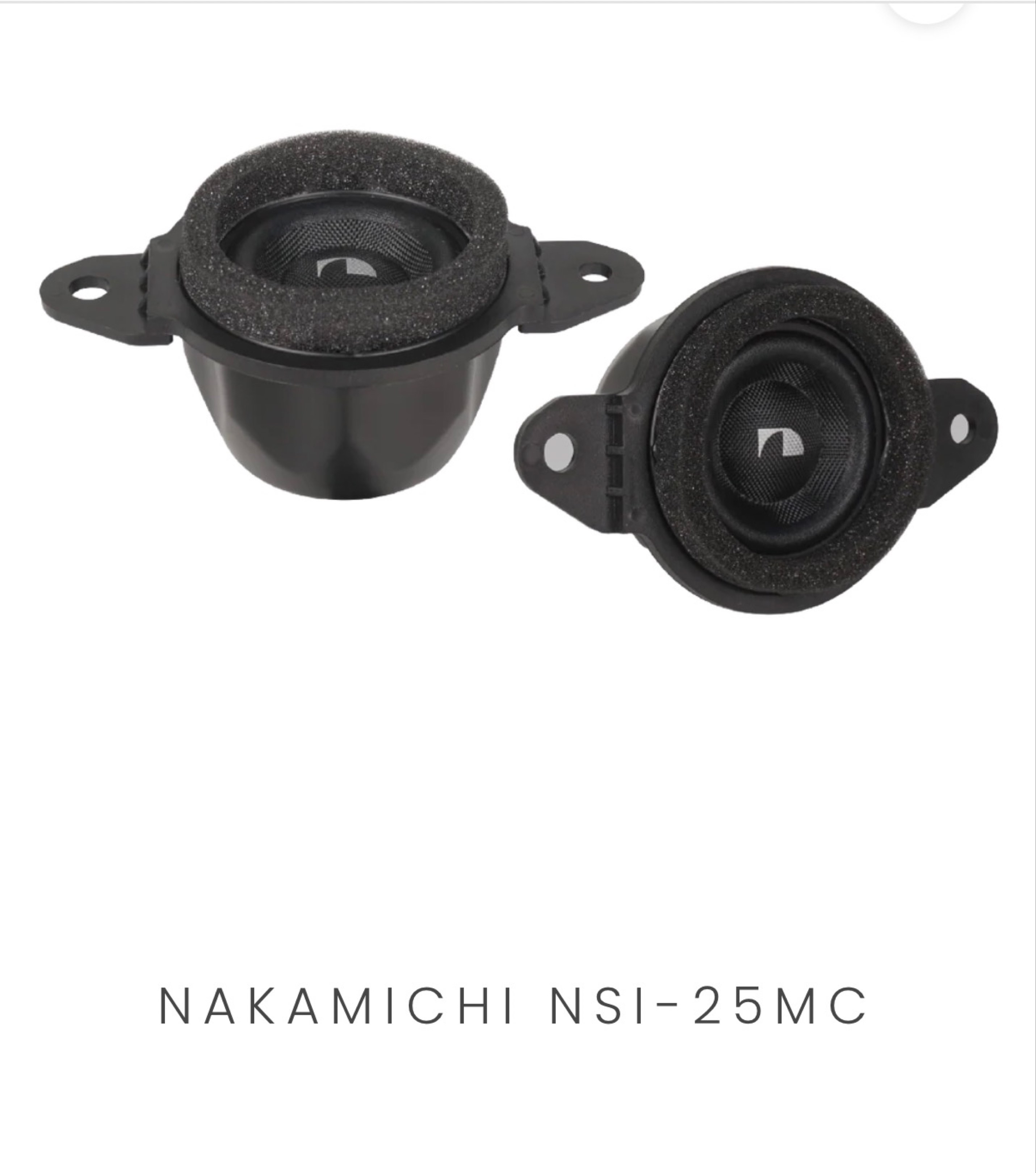 NAKAMICHI NSI-25MC - 2.5" Mid Range Speaker, Audio, Soundbars, Speakers ...