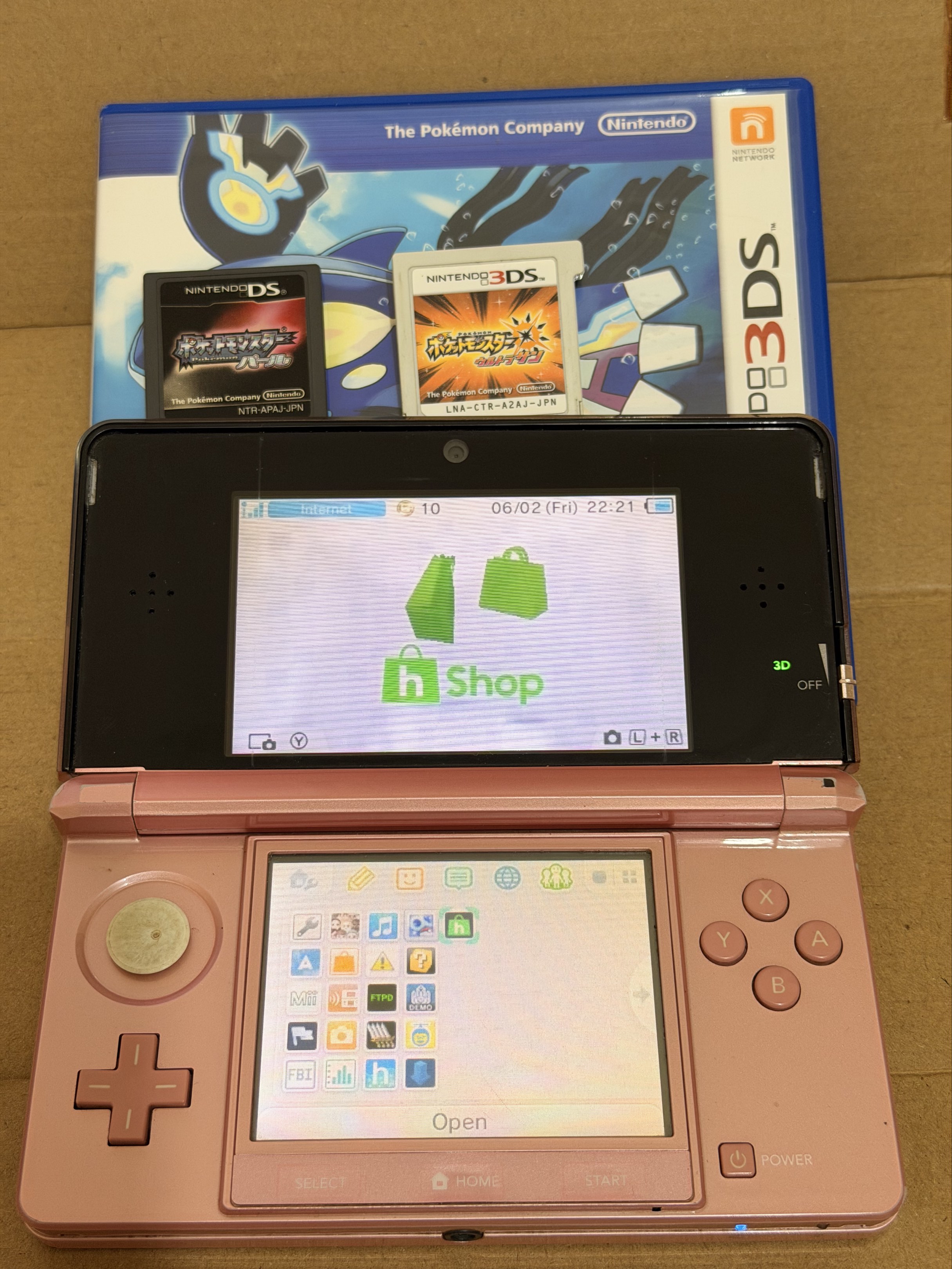Nintendo 3DS Pink Console with Games, Video Gaming, Video Game Consoles ...
