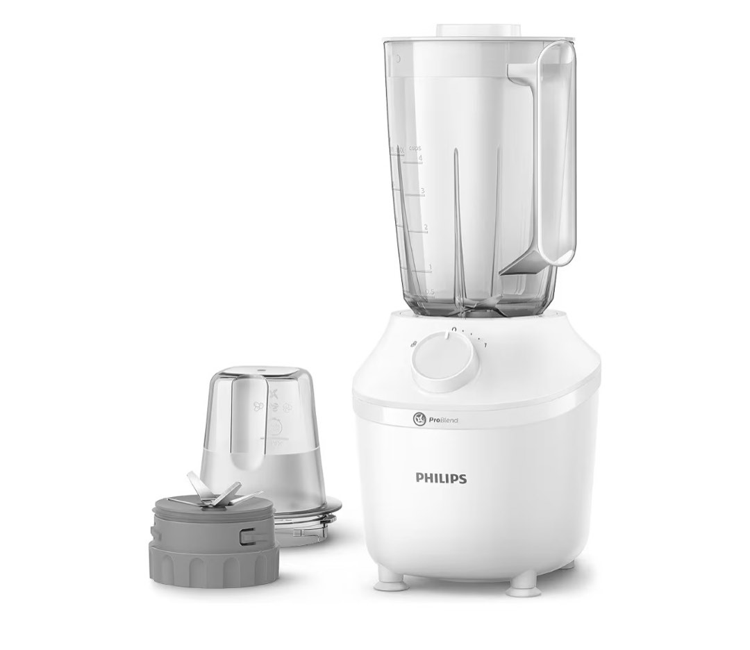 Philips 3000 Series - Blender, Plastic Jar, Includes Mill, White, TV ...