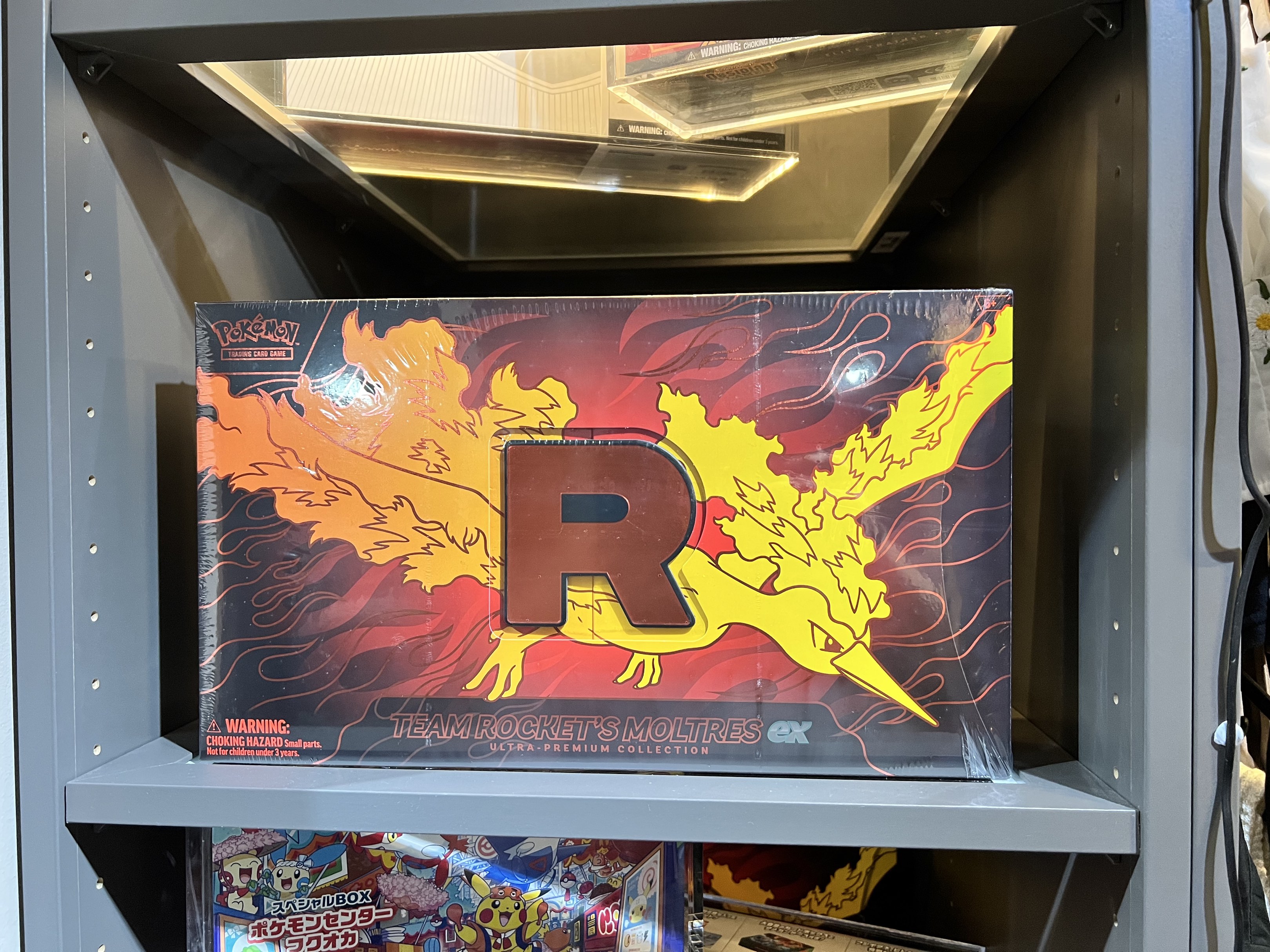 Pokemon TCG Team Rocket's Moltres EX Ultra Premium Collection, Hobbies ...
