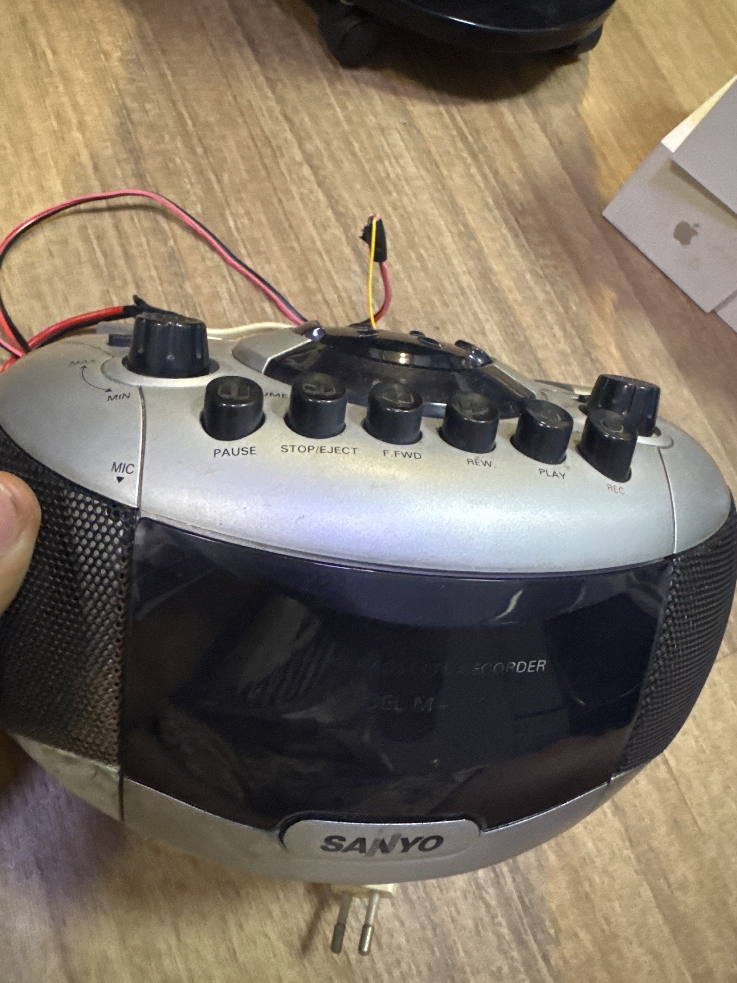 Sanyo Radio Cassette Recorder, Audio, Portable Music Players on Carousell
