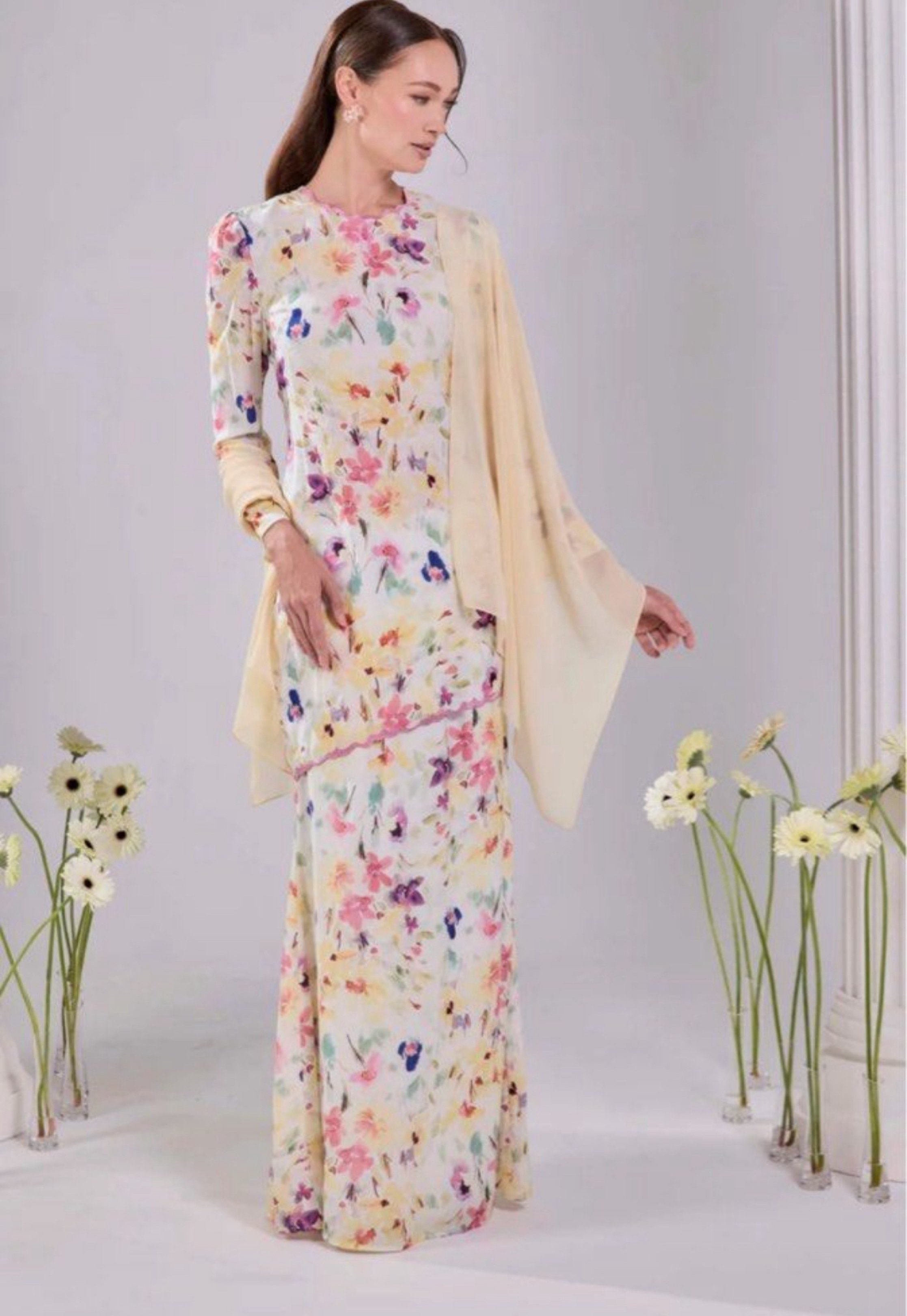 TA by Tasnim Shah Clara Baju Kurung, Women's Fashion, Muslimah Fashion ...