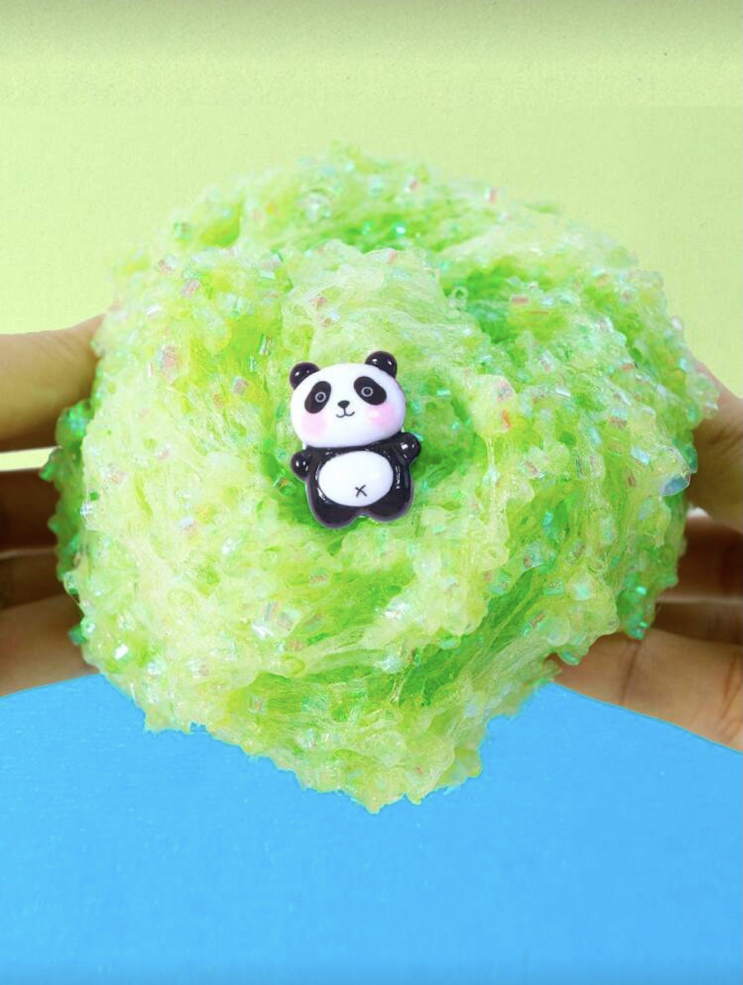TotoTang Slime - Panda Bamboo World Bingsu Slime, Hobbies & Toys, Toys ...