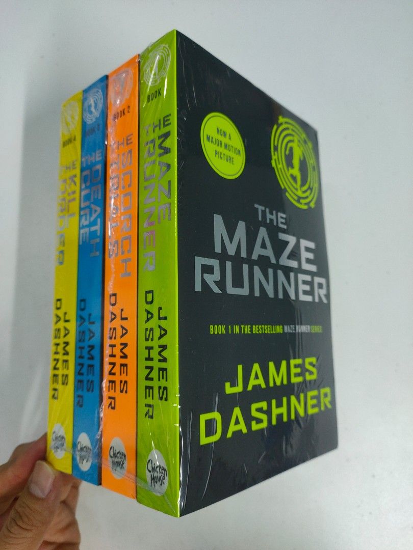 [100% Original] The Maze Runner Series Set #1-4bby James Dashner (YA ...