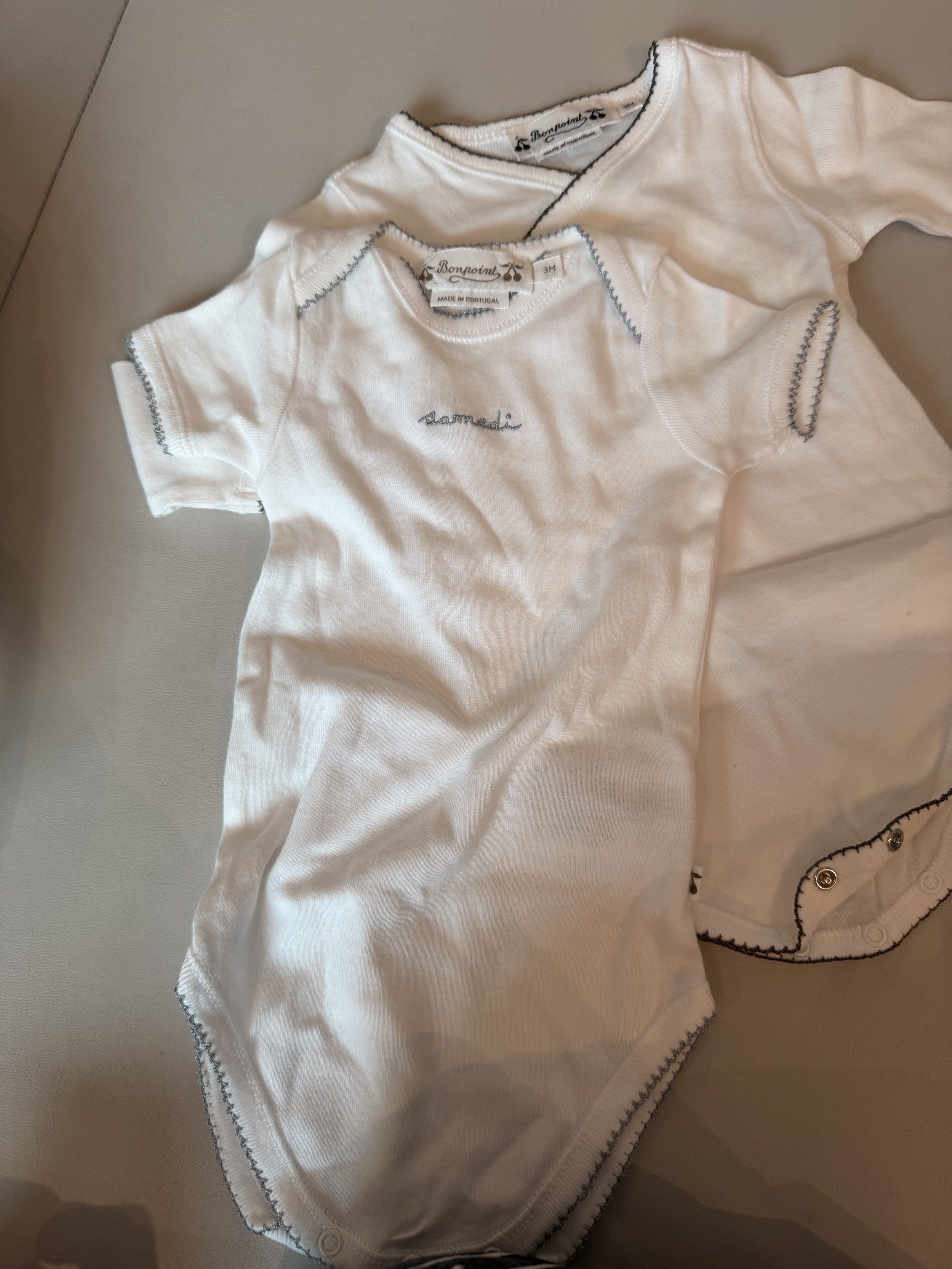 Bonpoint Baby Bodysuits, 兒童＆孕婦用品, 嬰兒及小童流行時尚 - Carousell
