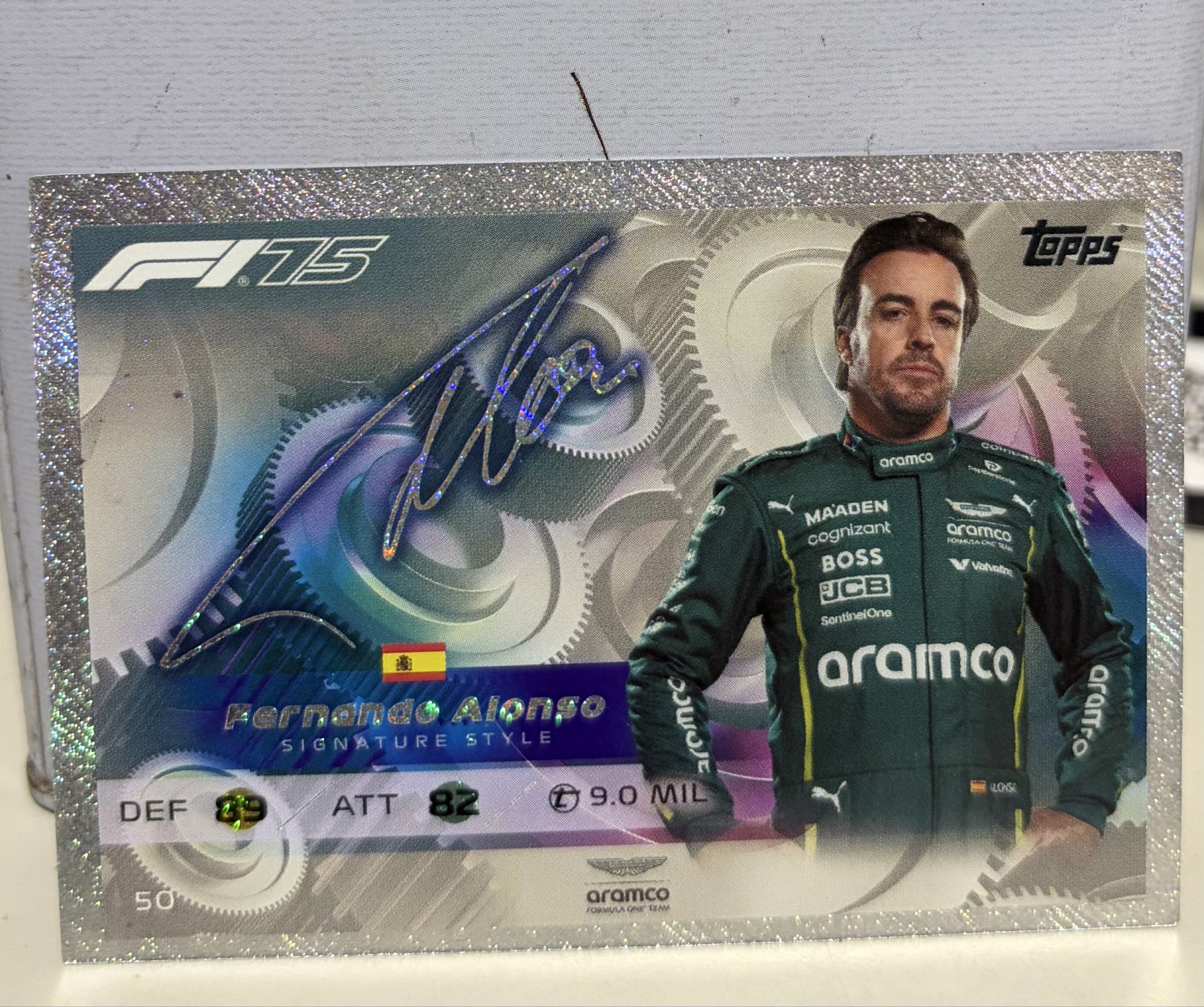 FERNANDO ALONSO SIGNATURE STYLE turbo attax 2025 f1, Hobbies & Toys ...