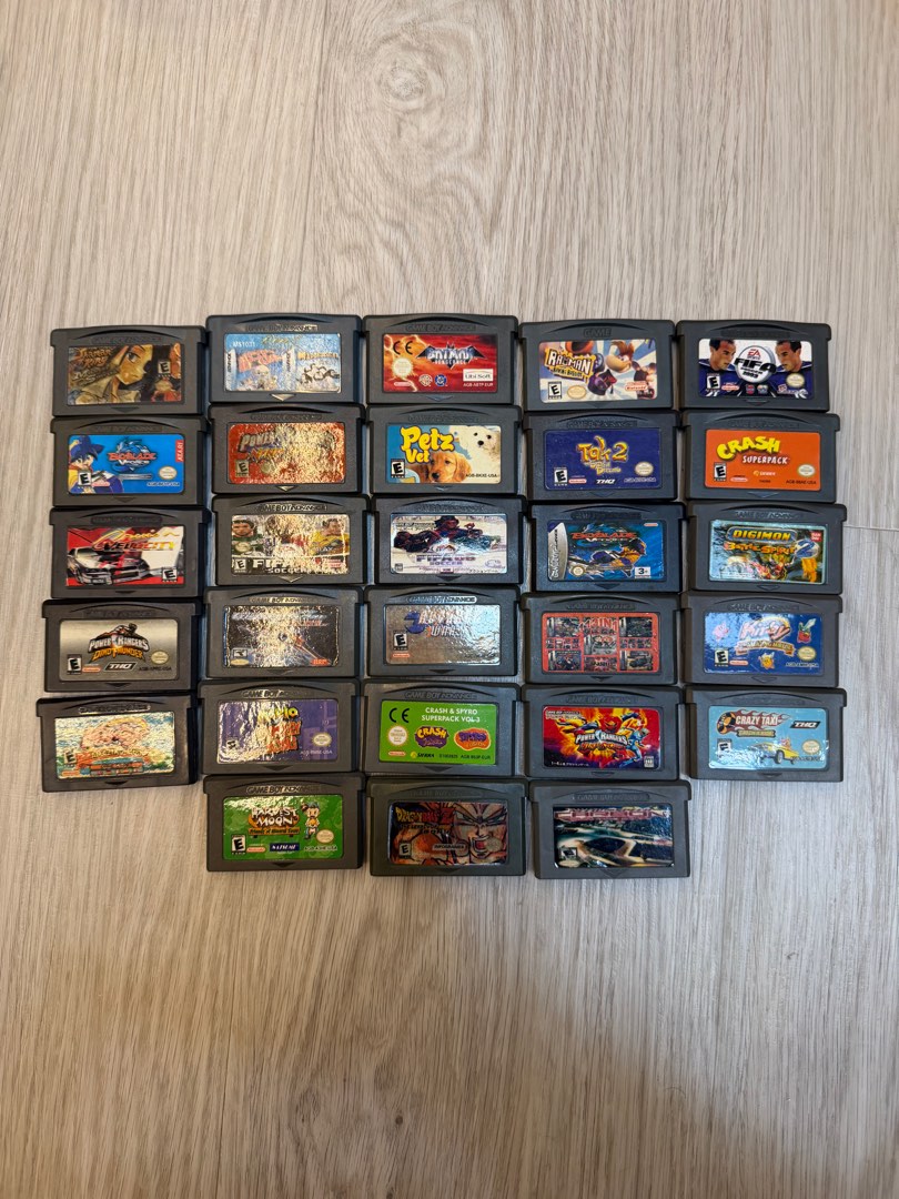Game Boy Advance (GBA) Game Cartridges - Various Titles, Video Gaming ...