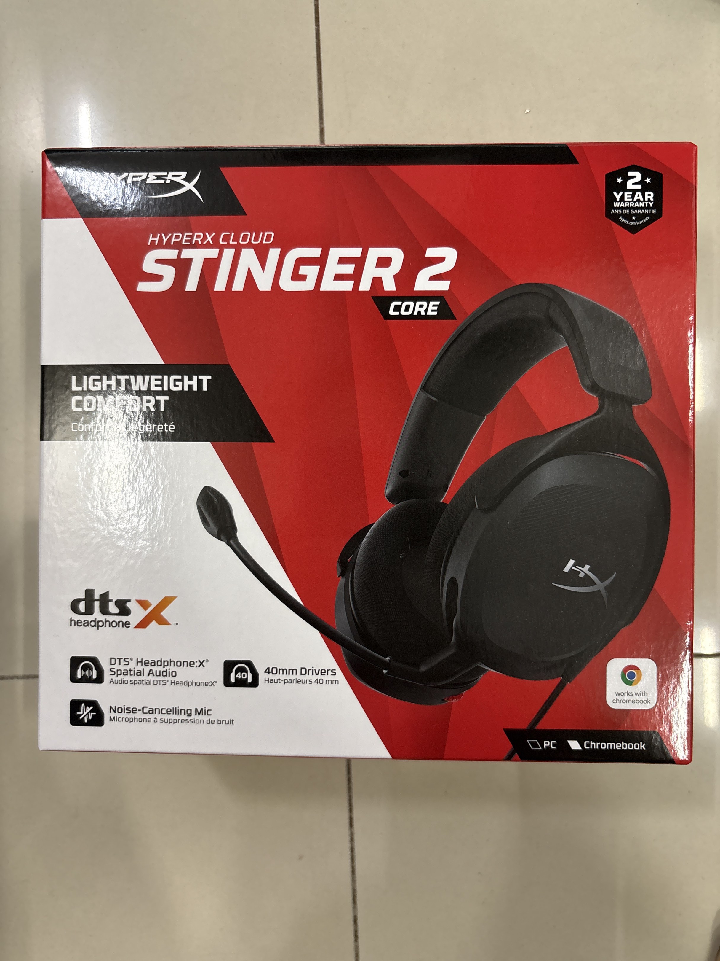 HyperX Cloud Stinger 2 Core Gaming Headset, Audio, Headphones ...