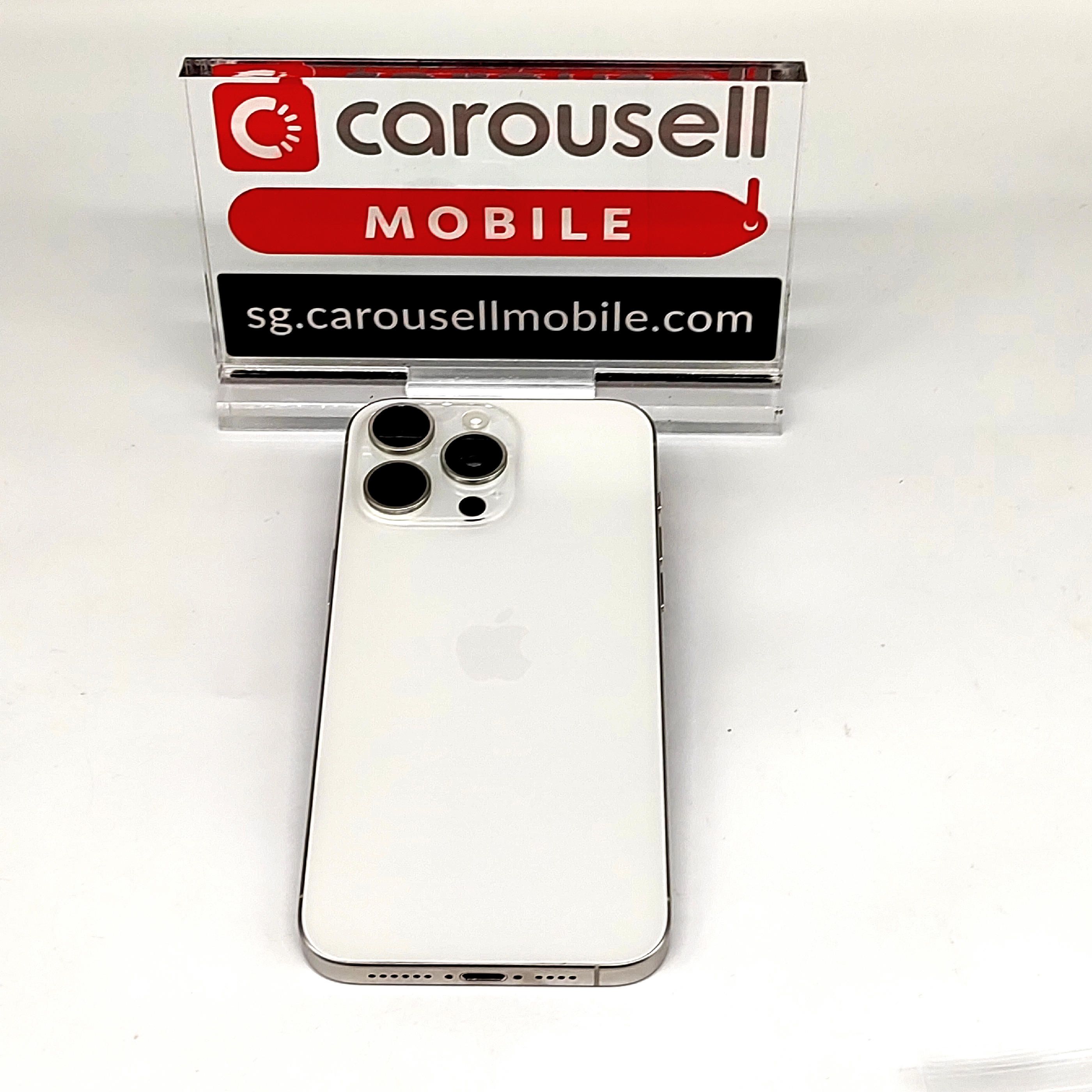 iPhone 15 Pro Max White Titanium 256GB, Mobile Phones & Gadgets, Mobile ...