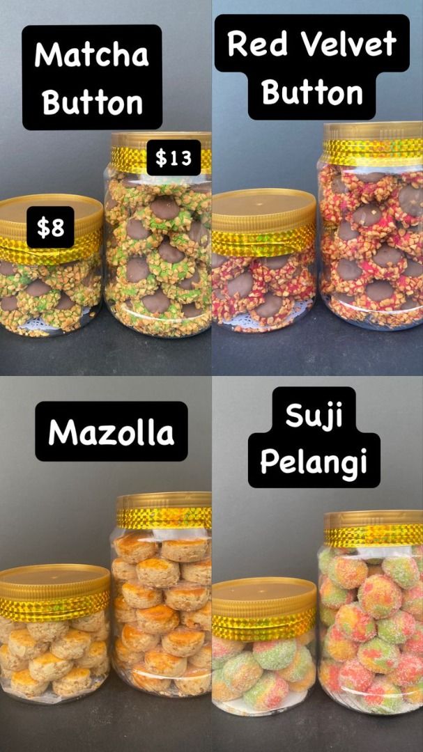 **KUIH RAYA** (TART, SUJI, ALMOND, BUTTON & ETC), Food & Drinks ...