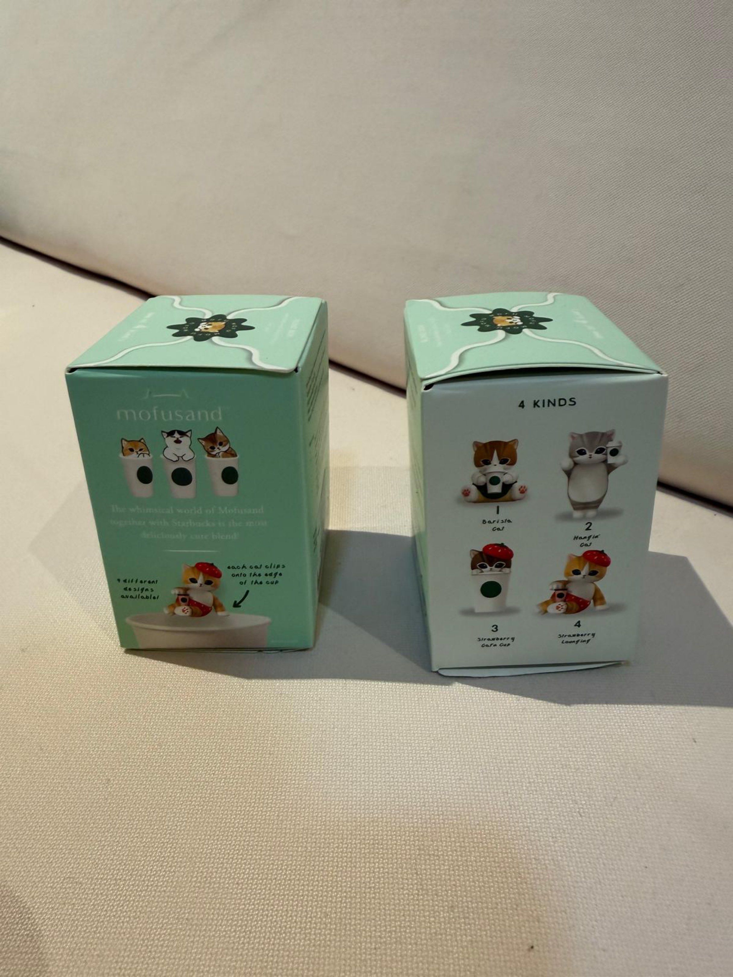 Mofusand x Starbucks Cup Clip Series x2, Hobbies & Toys, Memorabilia ...