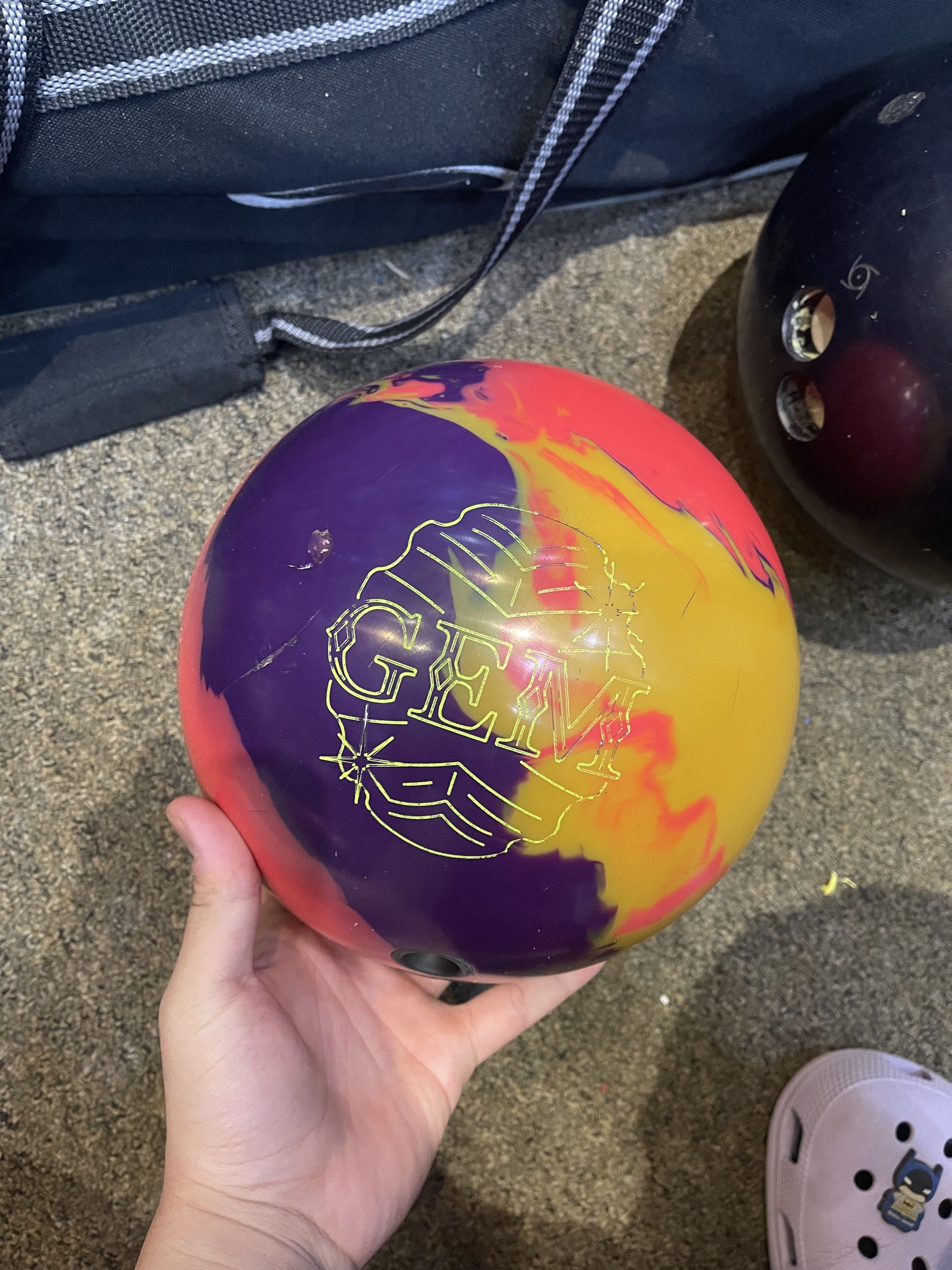 Roto Grip Gem & Storm Physix Blackout Bowling Balls, Sports Equipment ...