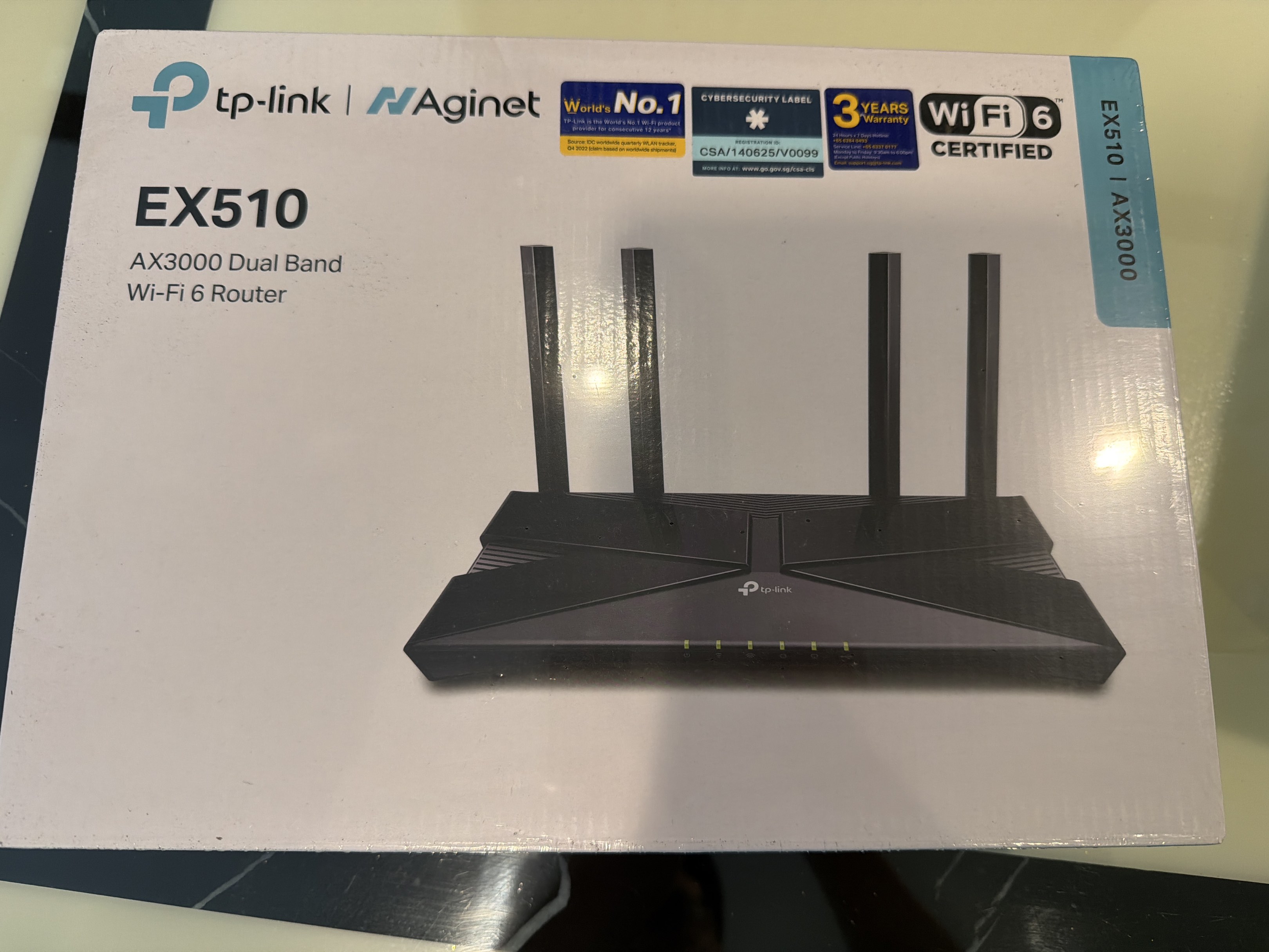 TP-Link EX510 AX3000 Dual Band Wi-Fi 6 Router, Computers & Tech, Parts ...