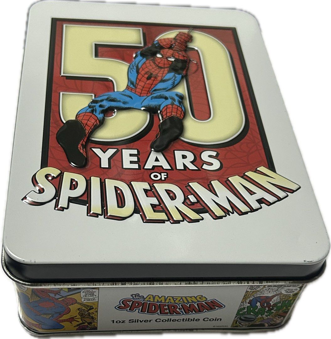 1oz silver proof coin 50 years of Spider-Man 1963-2013, Hobbies & Toys ...
