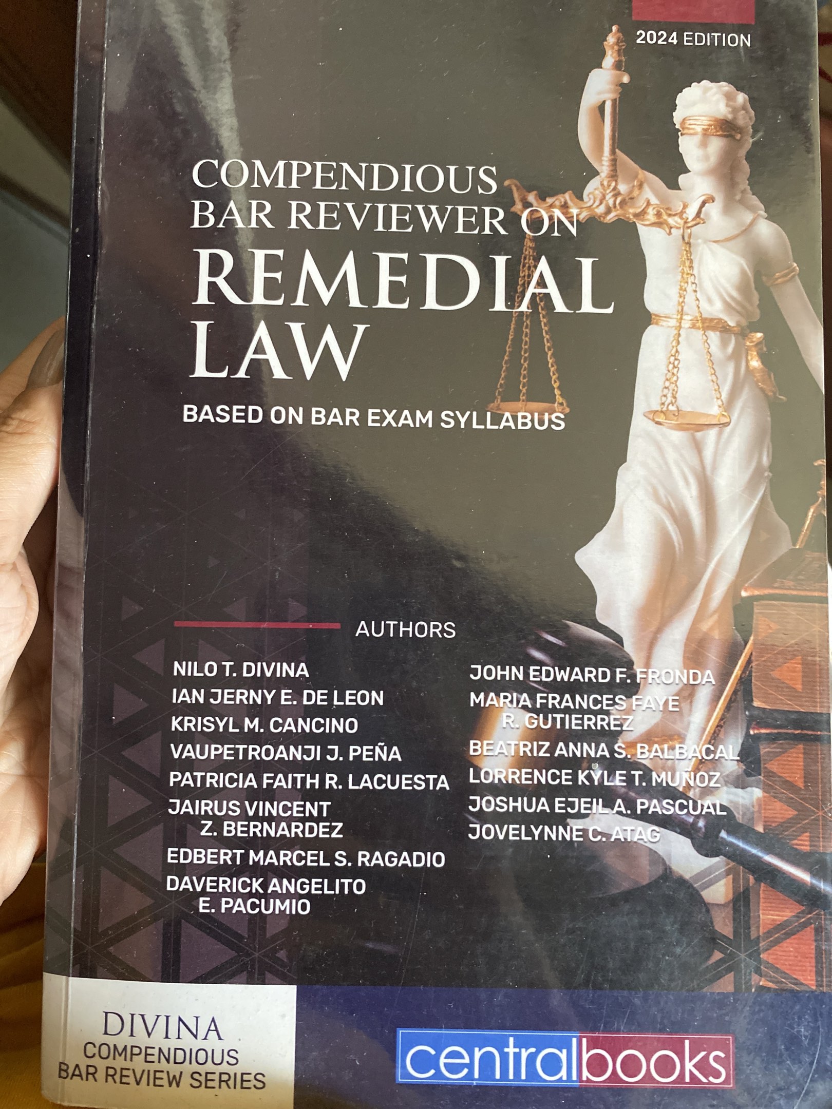 Compendious Bar Reviewer on Remedial Law 2024 Edition Divina, Hobbies ...