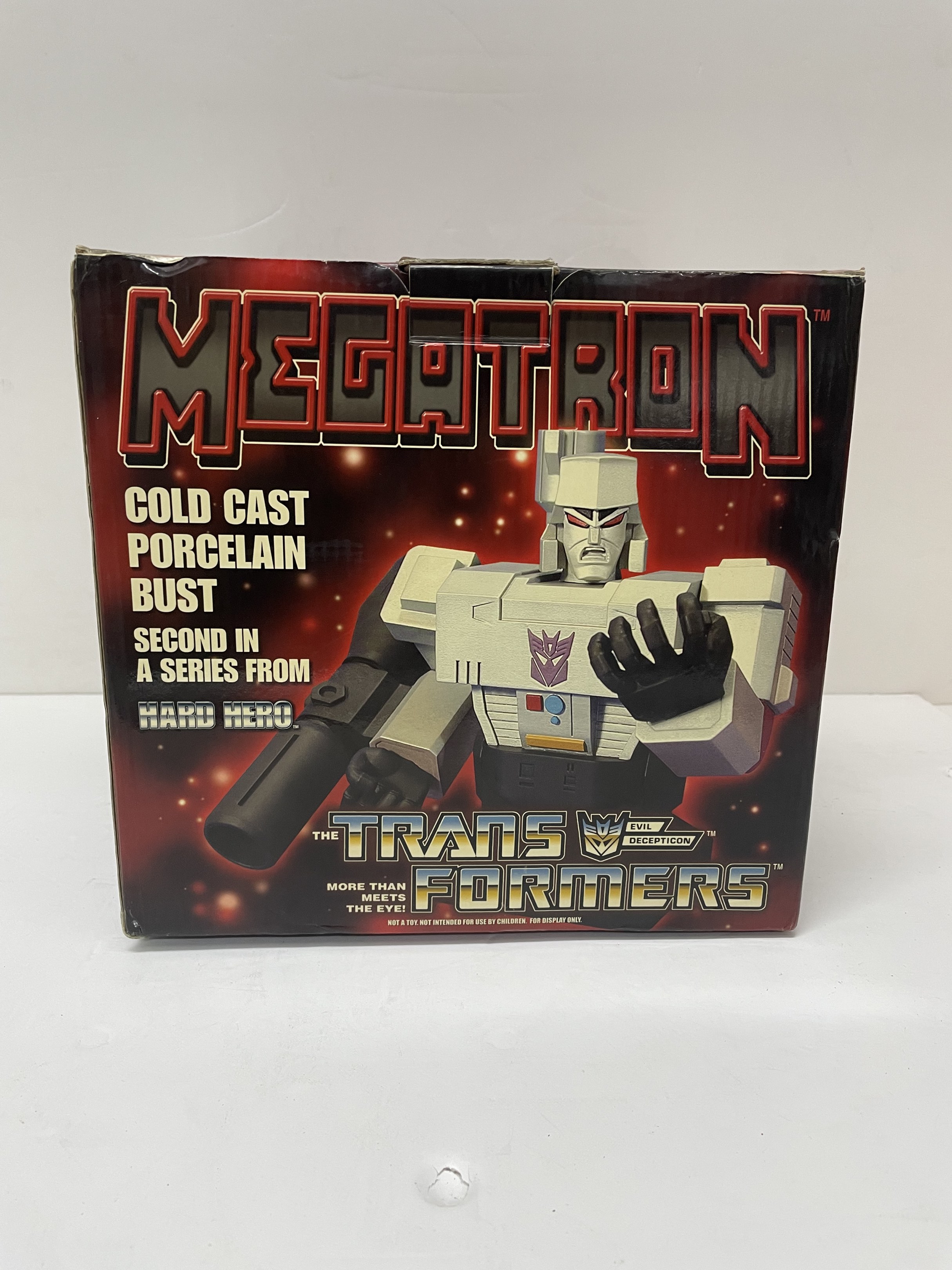 Hard Hero Transformers Megatron Gold Cast Porcelain Bust, Hobbies ...