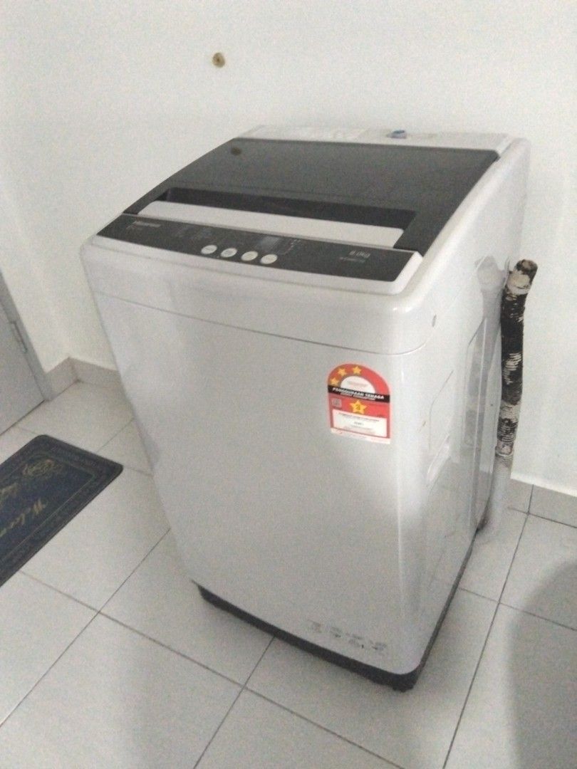 Hisense Top Load Washing Machine 8.0kg, TV & Home Appliances, Washing ...
