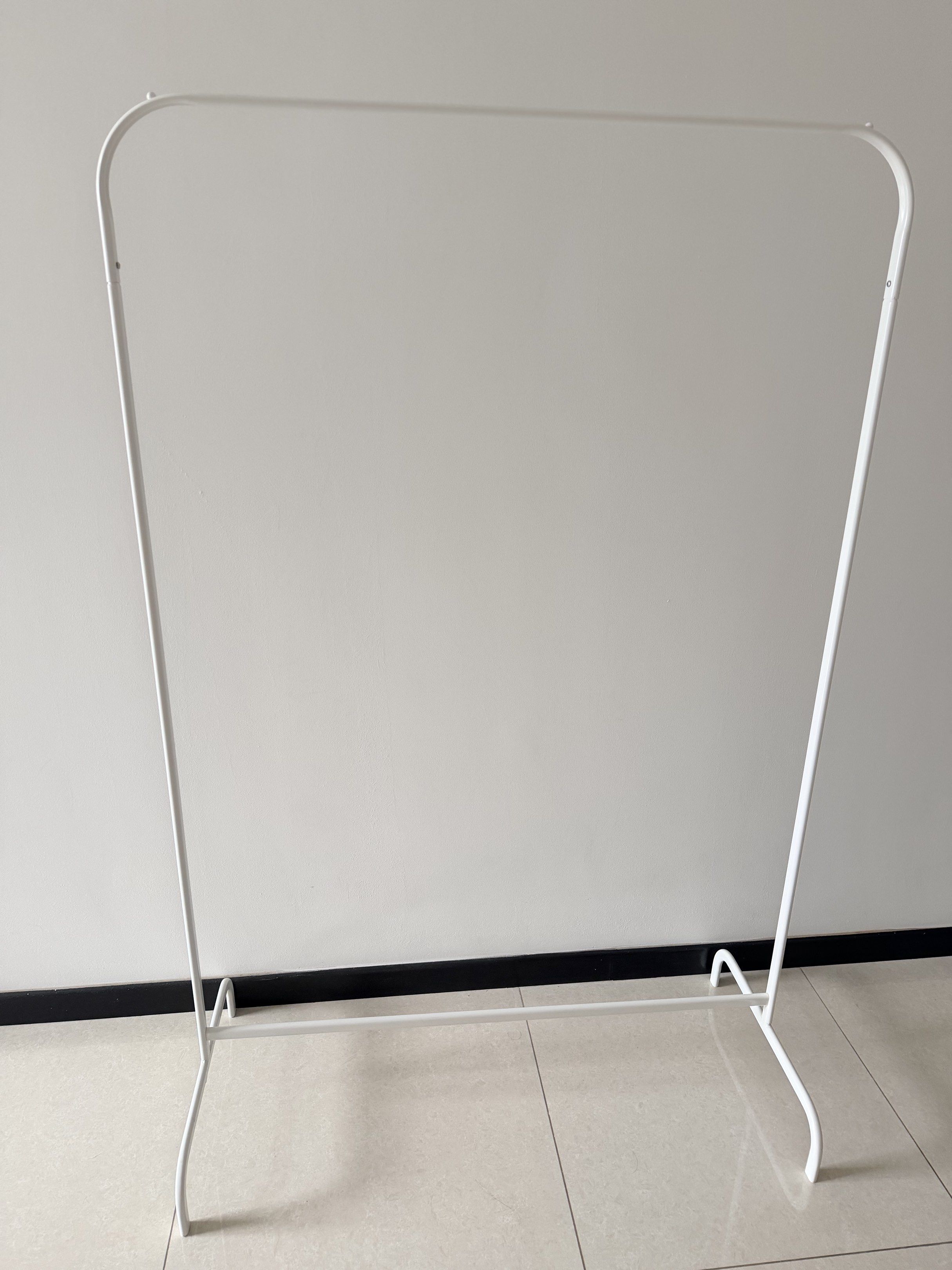 IKEA MULIG Clothes Rack - White, Furniture & Home Living, Home ...