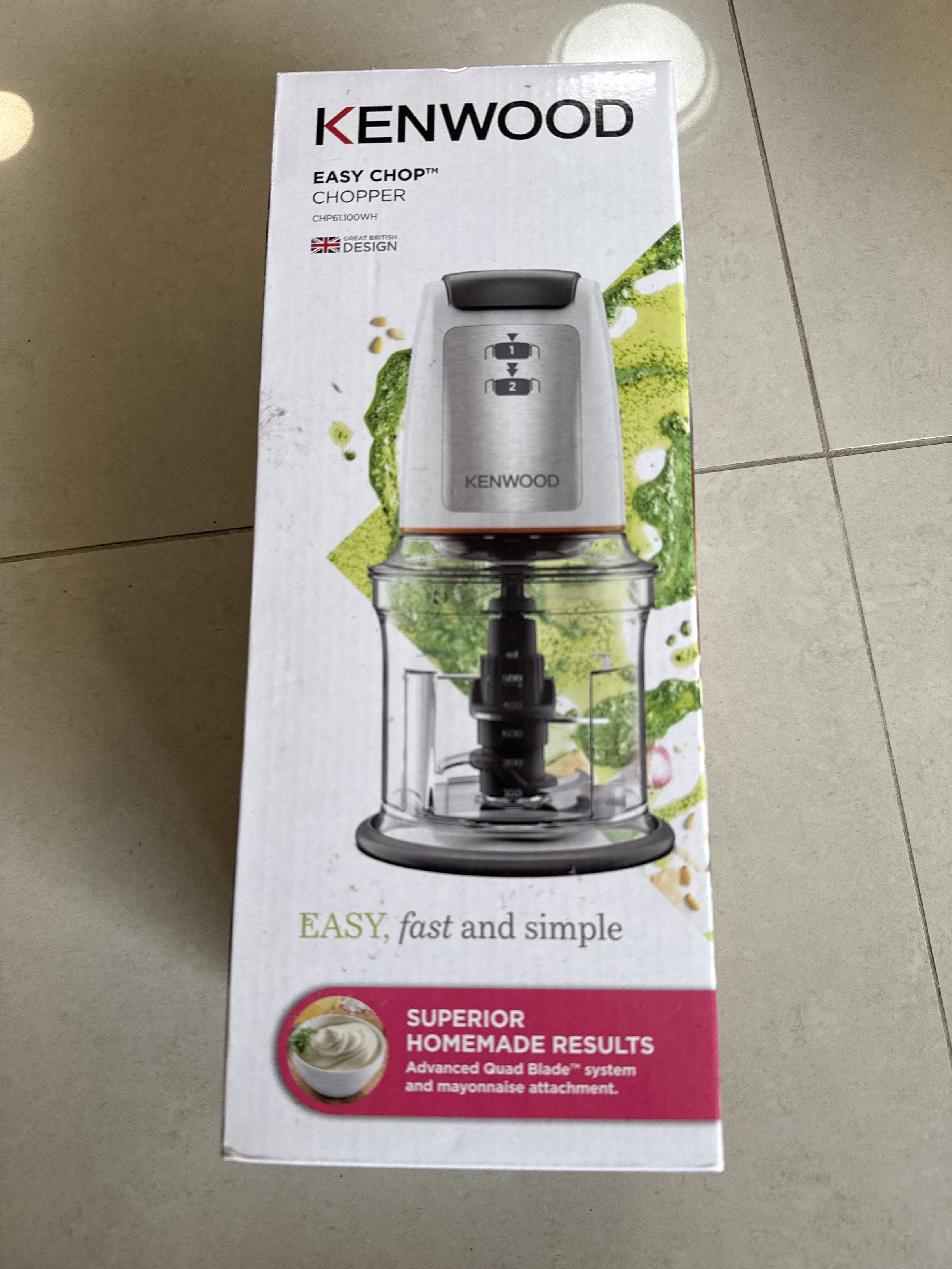 Kenwood Easy Chop Chopper, 家庭電器, 廚房電器, 其他廚具 - Carousell