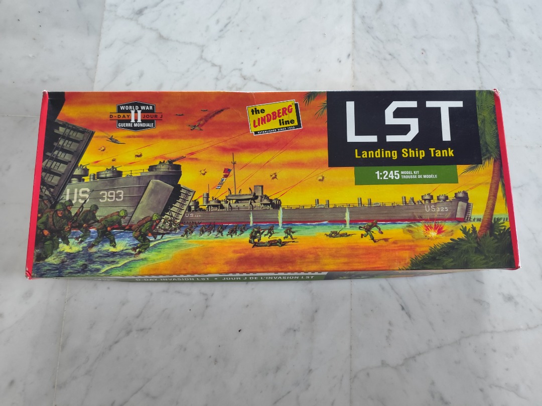 Lindberg LST Landing Ship Tank Model Kit 1:245 Scale, Hobbies & Toys ...