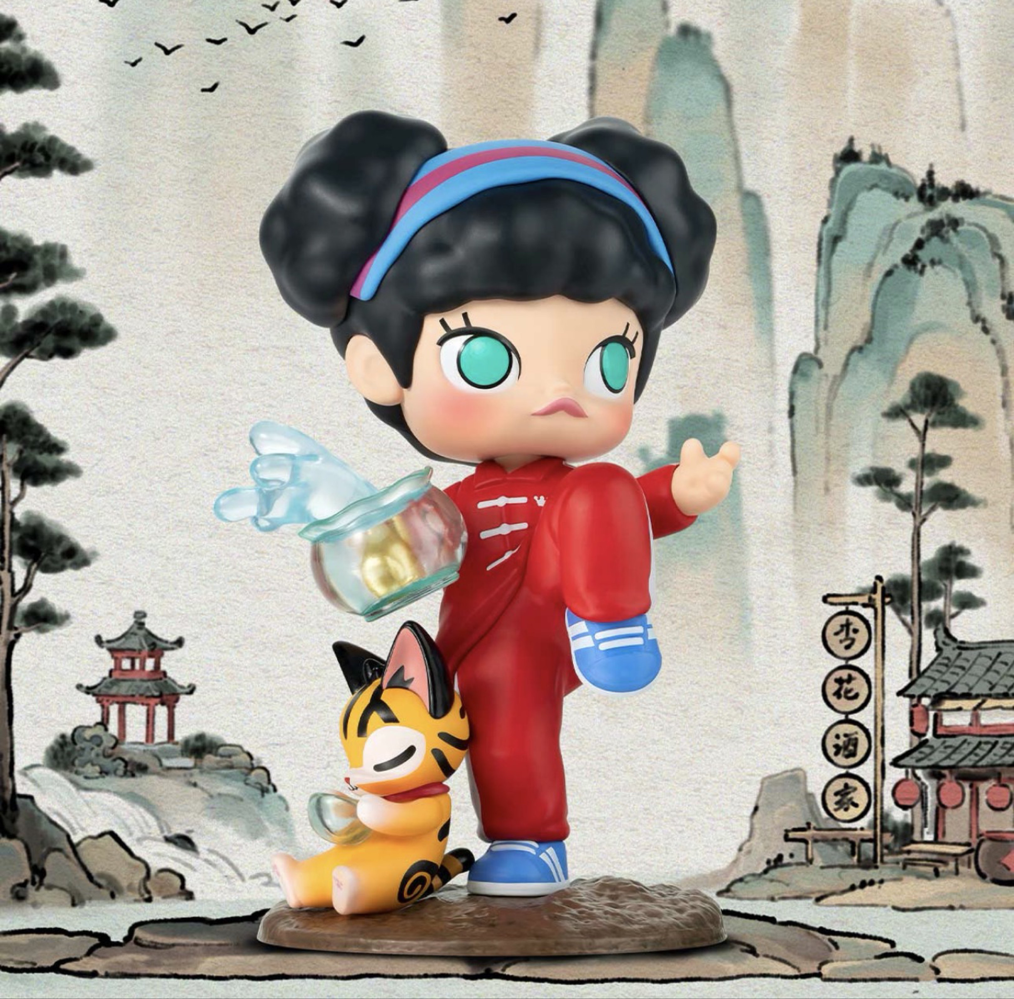 Molly Kung Fu Drunken Master Series Figure - POPMART Matchless 14th ...