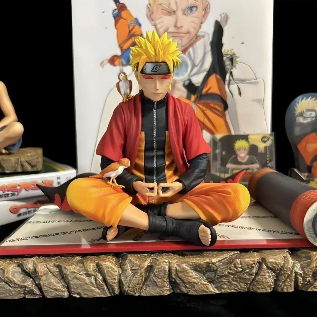 Naruto Uzumaki Meditation Pose GK Statue Fully Painted Japanese Version ...
