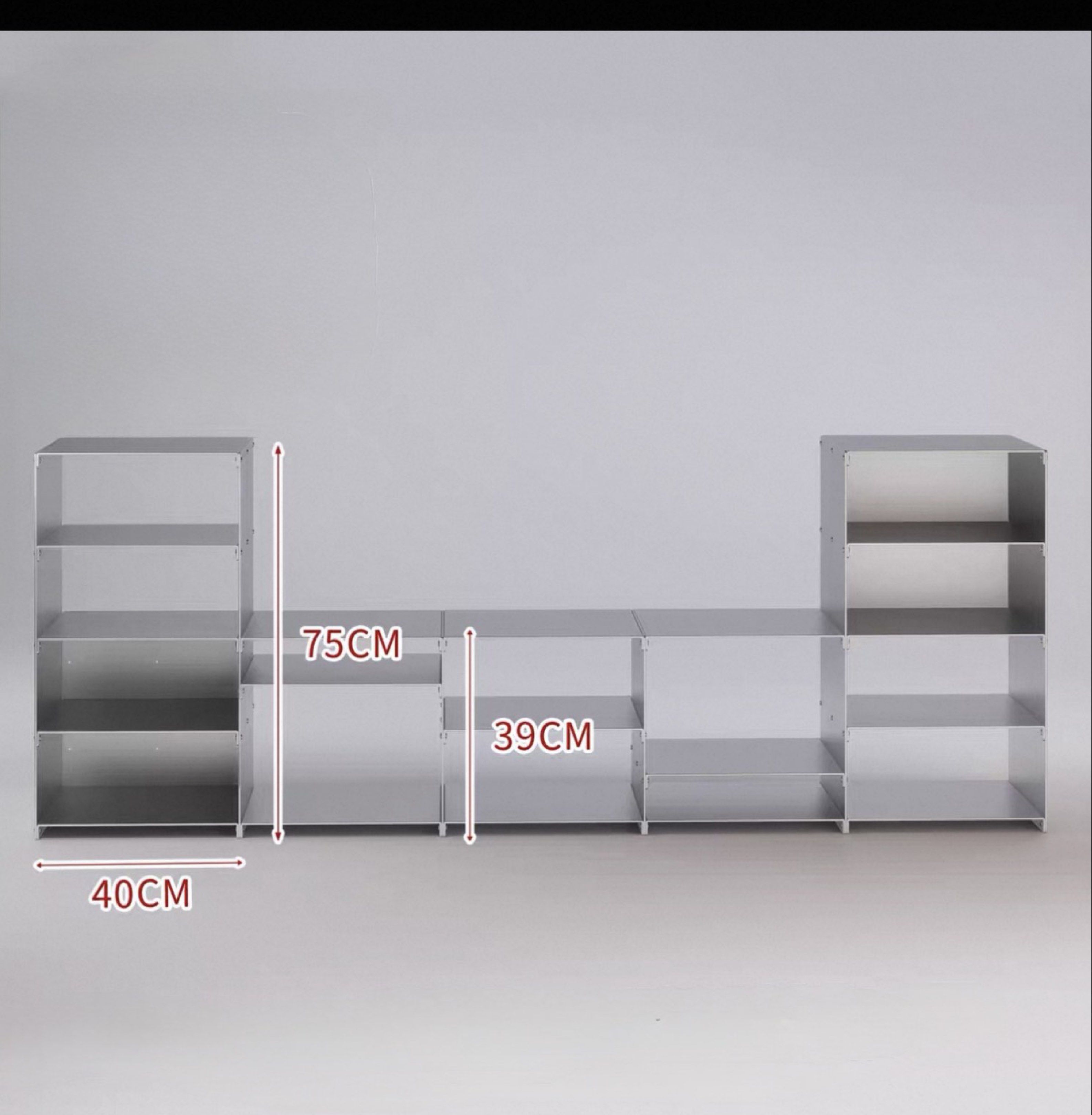 Nordic Metal Modular Shelf | Custom Made Limited Run | Minimalist Steel ...