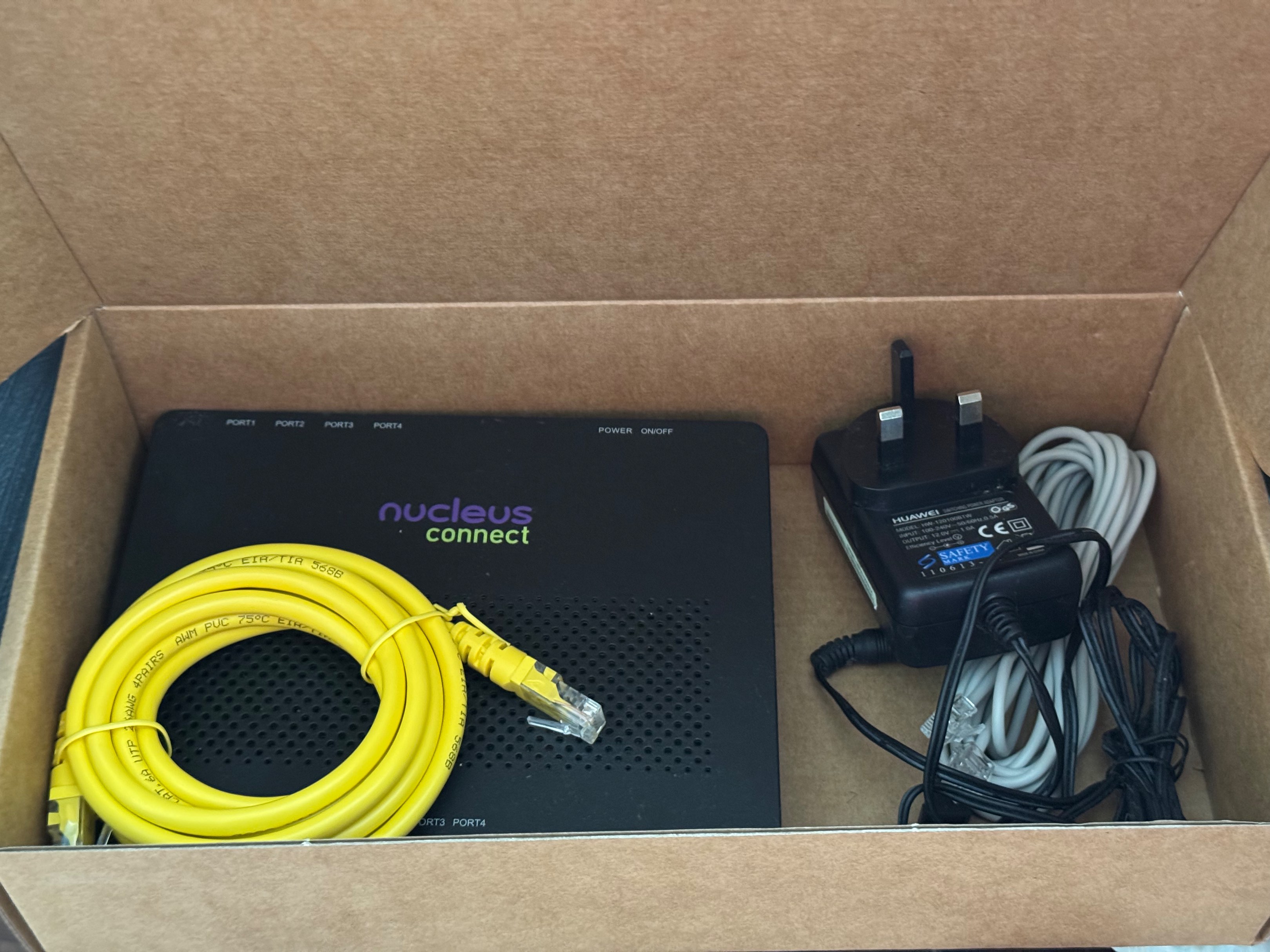 Nucleus Connect Router with Cables, Computers & Tech, Parts ...