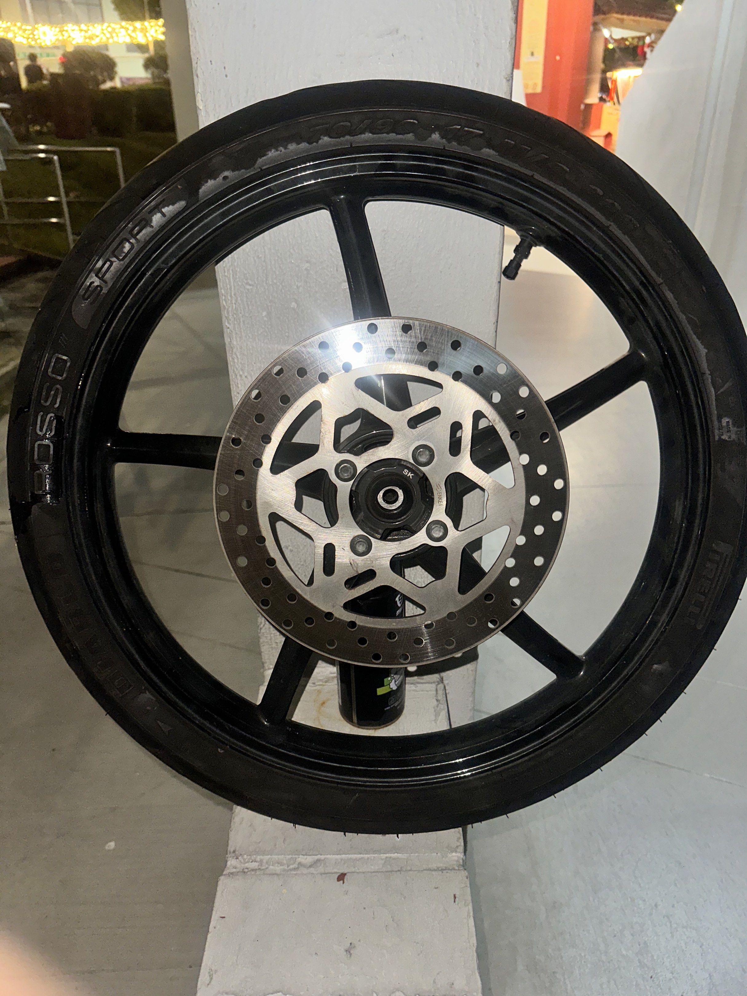 Sniper Y15 Rim w Hub 5s, Motorcycles, Motorcycle Accessories on Carousell