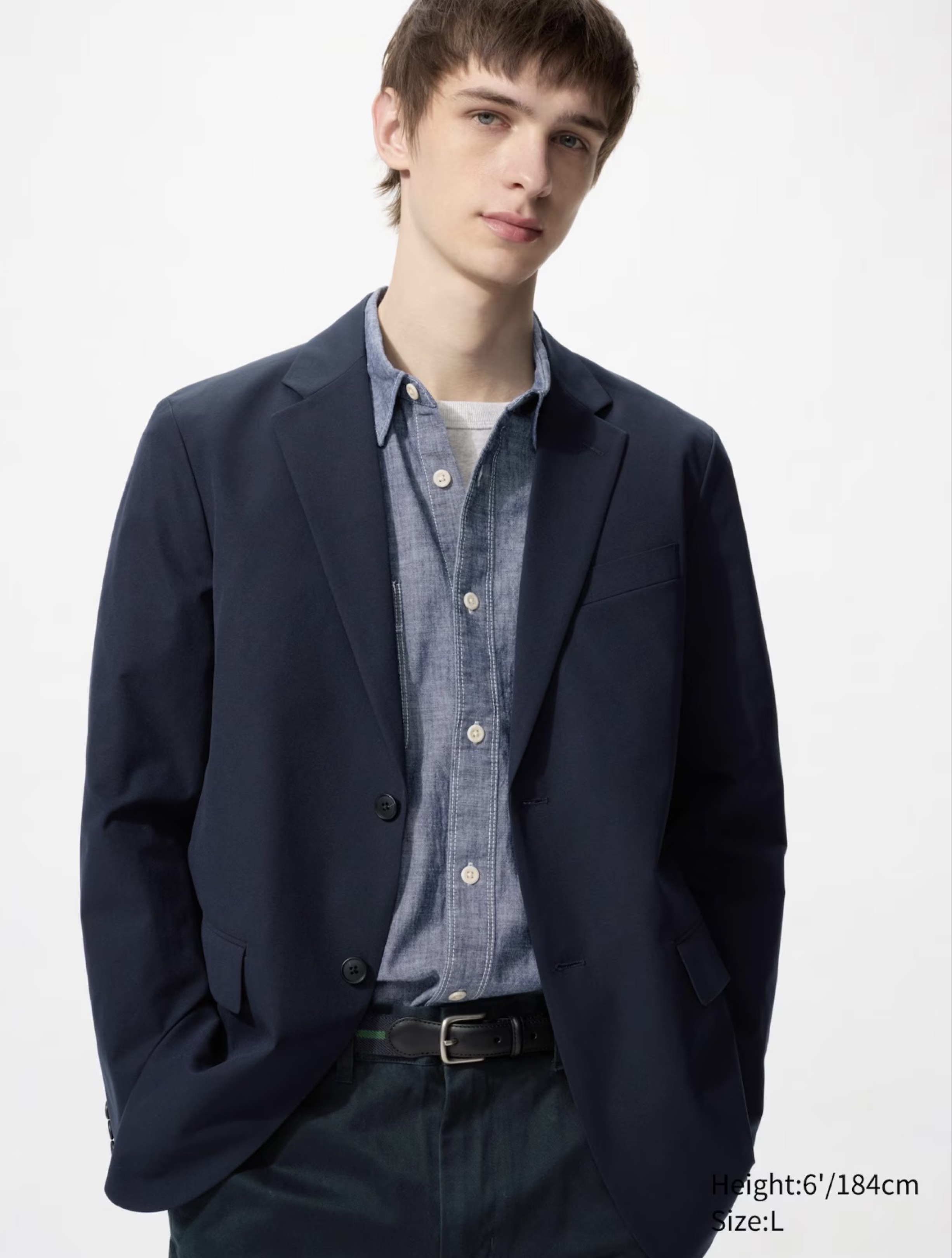 Uniqlo Miracle Air Jacket (AirSense Jacket) (Cotton Like) (Co-ord), Men ...