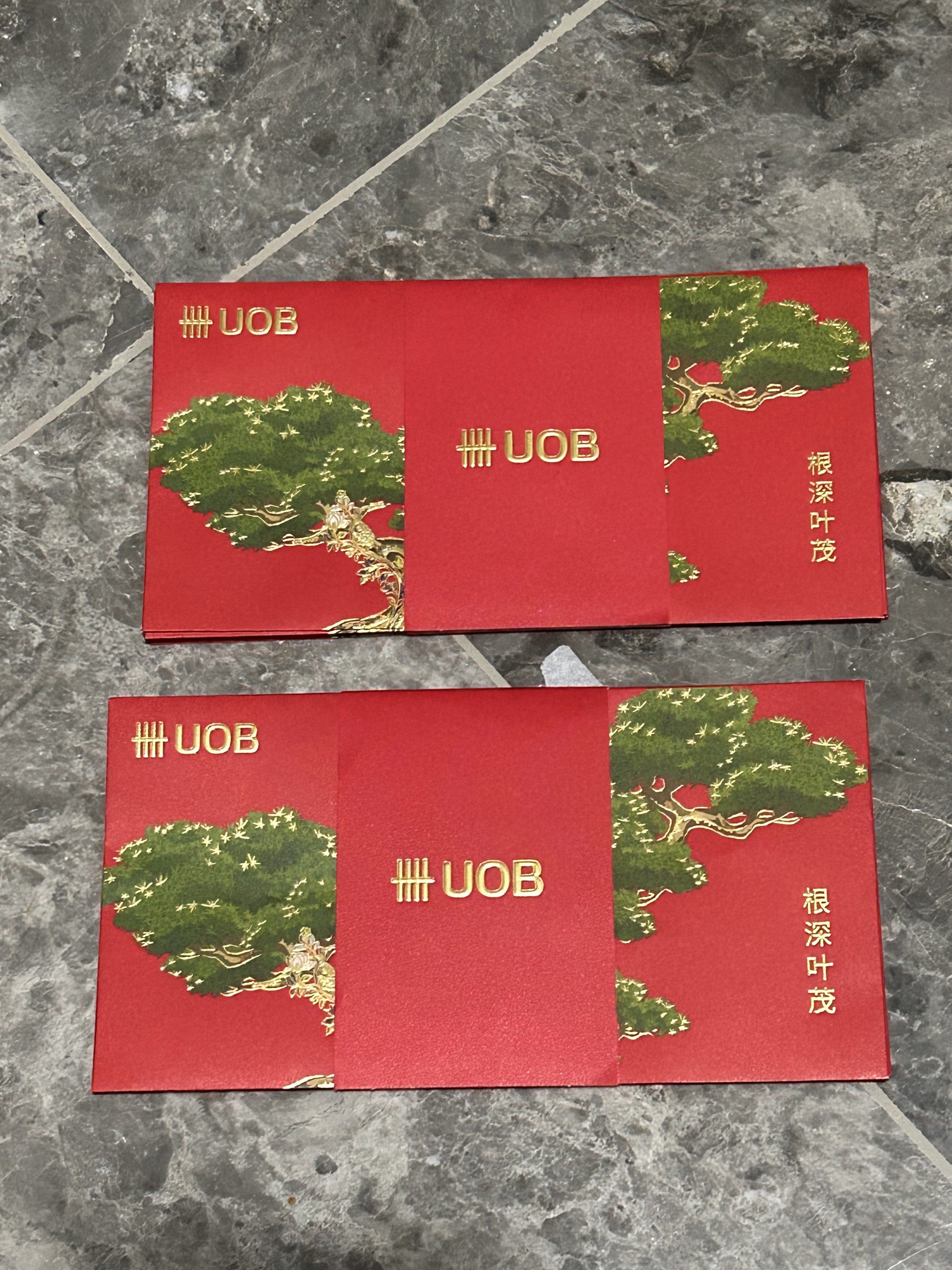 UOB Red Packets - New Year Ang Pao - 15 pieces🧧, Hobbies & Toys ...