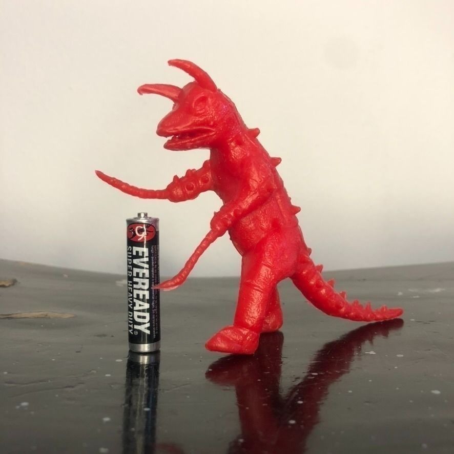 Vintage Cisco Ultra Kaiju Red Gudon Poly Doll Figure Return of Ultraman ...