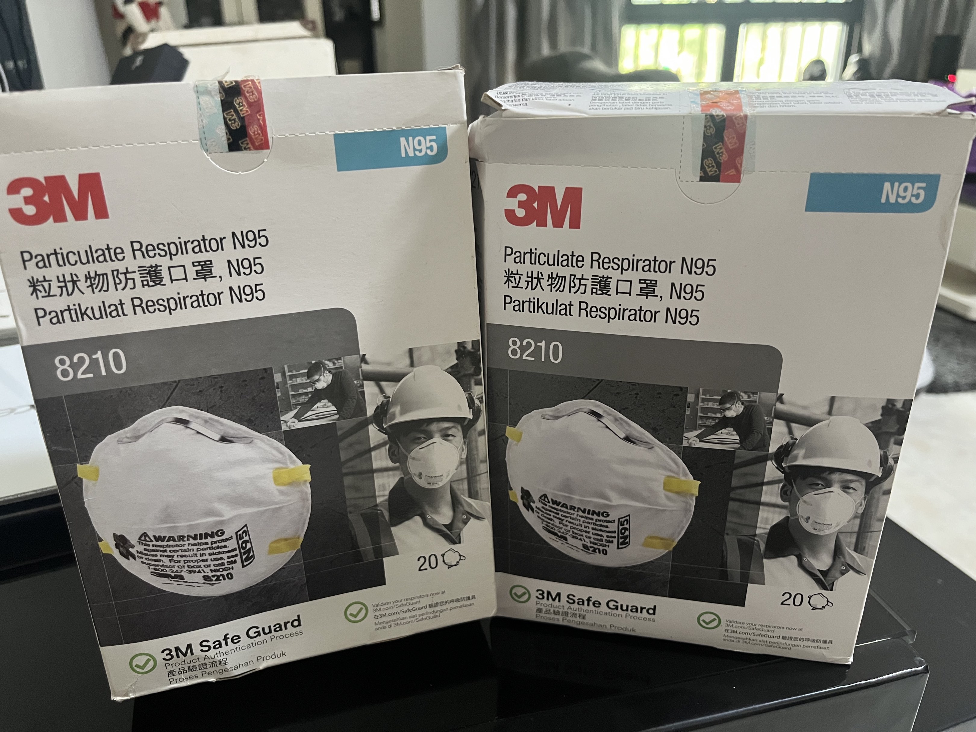 2 boxes 3M 8210 N95 Particulate Respirator Masks - Box of 20, Health ...