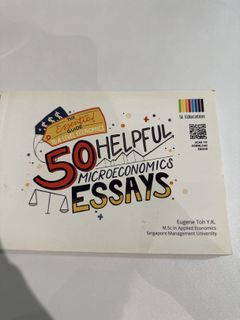 50 helpful Econs essays, Hobbies & Toys, Books & Magazines, Assessment ...