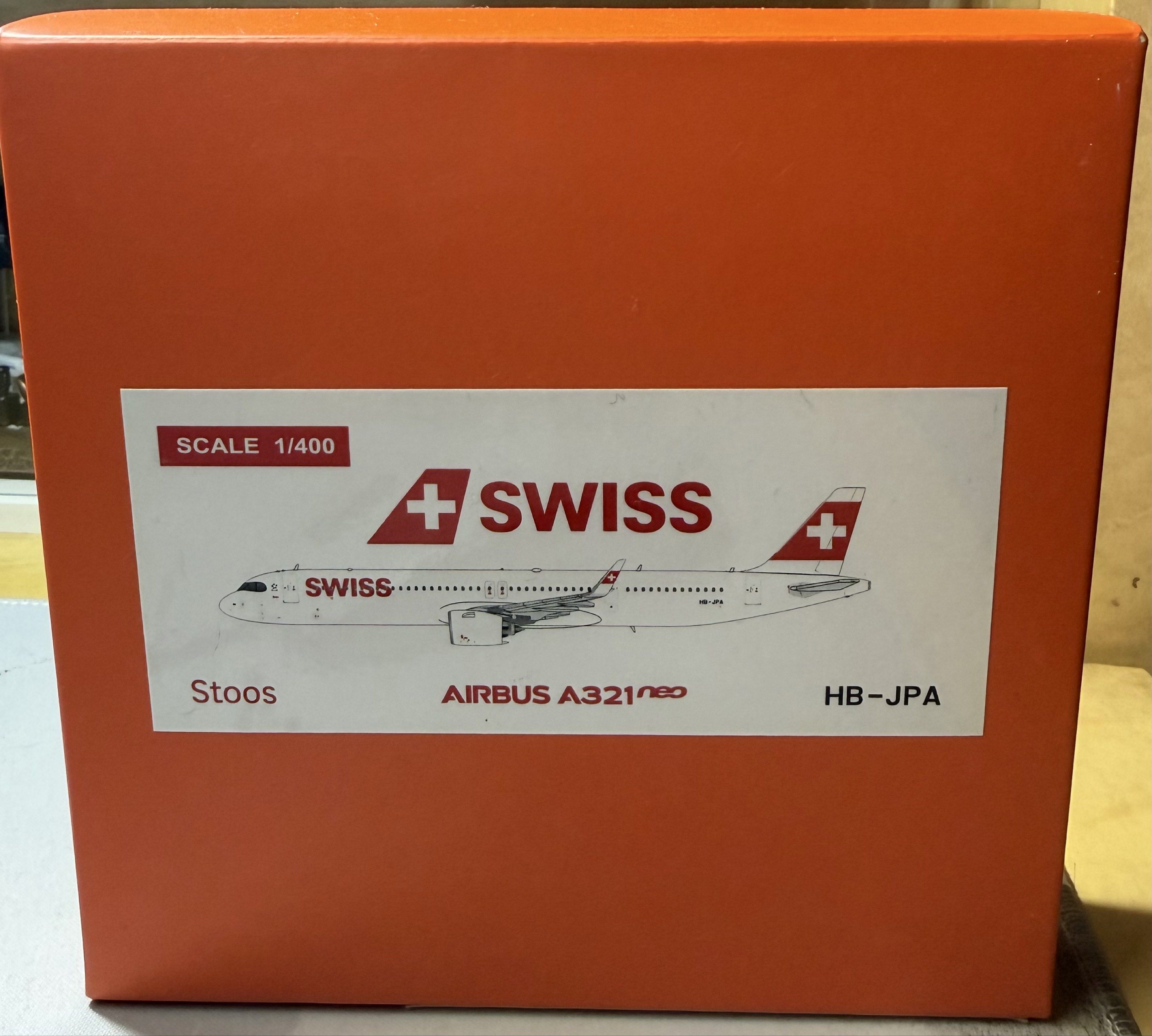 Airbus A321neo Swiss HB-JPA, 興趣及遊戲, 收藏品及紀念品, 明星周邊 - Carousell
